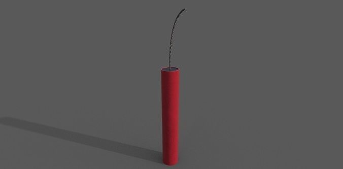 3D model Dynamite Low-poly 3D model stick VR / AR / low-poly | CGTrader