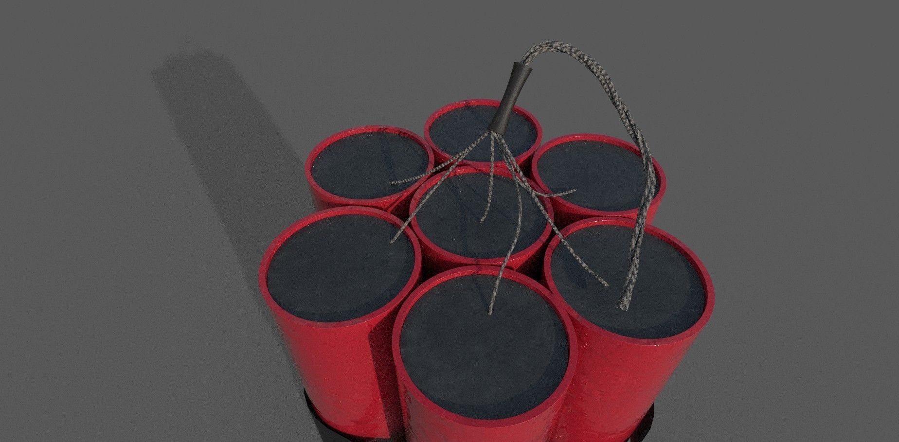 3D model Dynamite Explosive Pack Low-poly 3D model VR / AR / low-poly ...