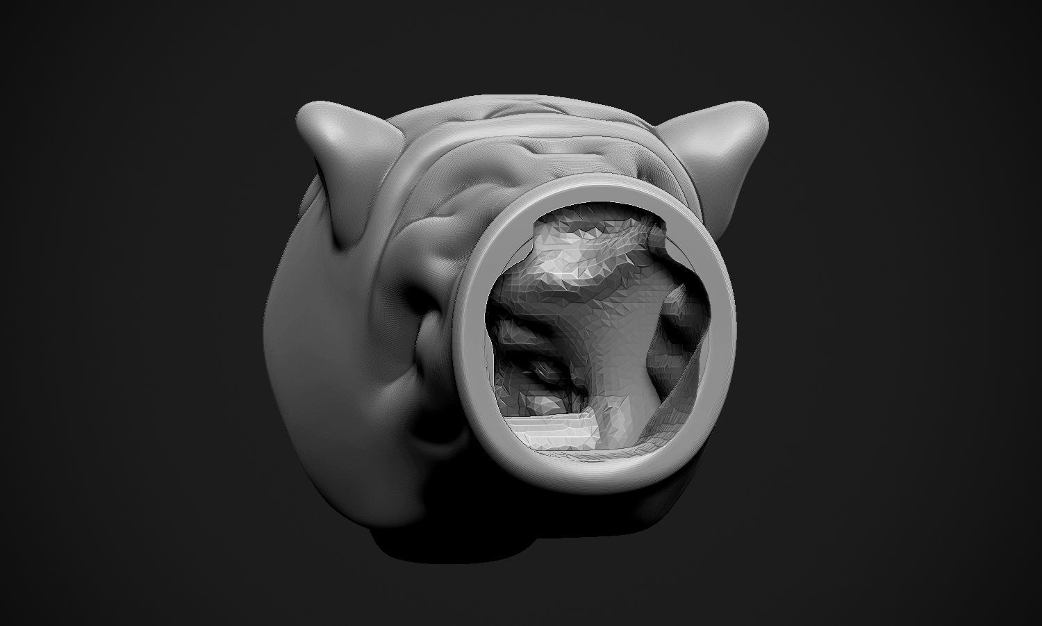 Panther Head 3D model 3D printable | CGTrader