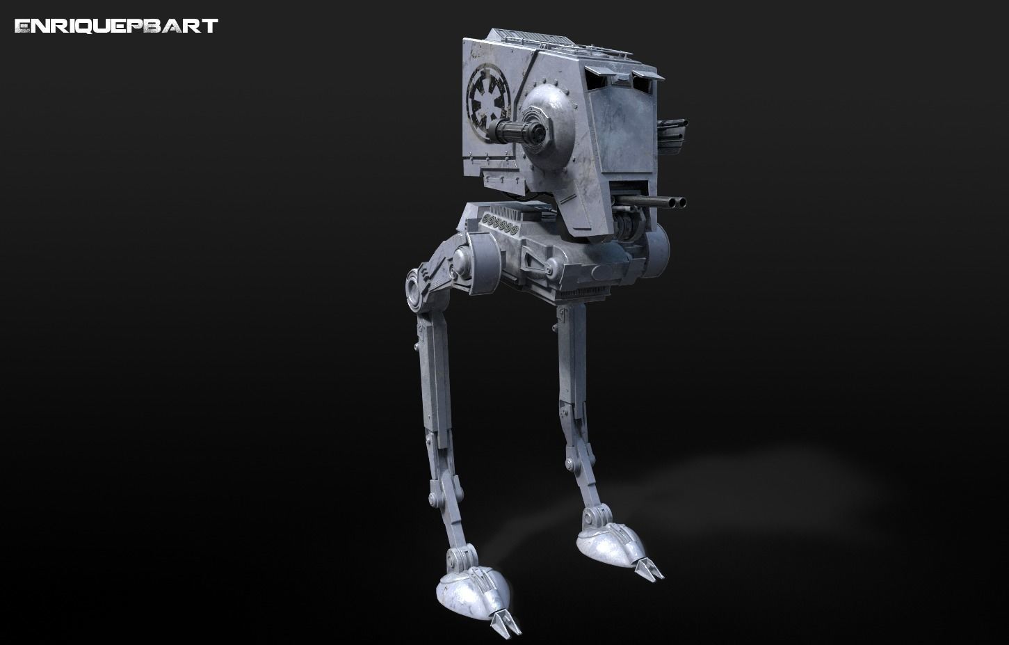 Star Wars AT-ST vehicle 3D model | CGTrader