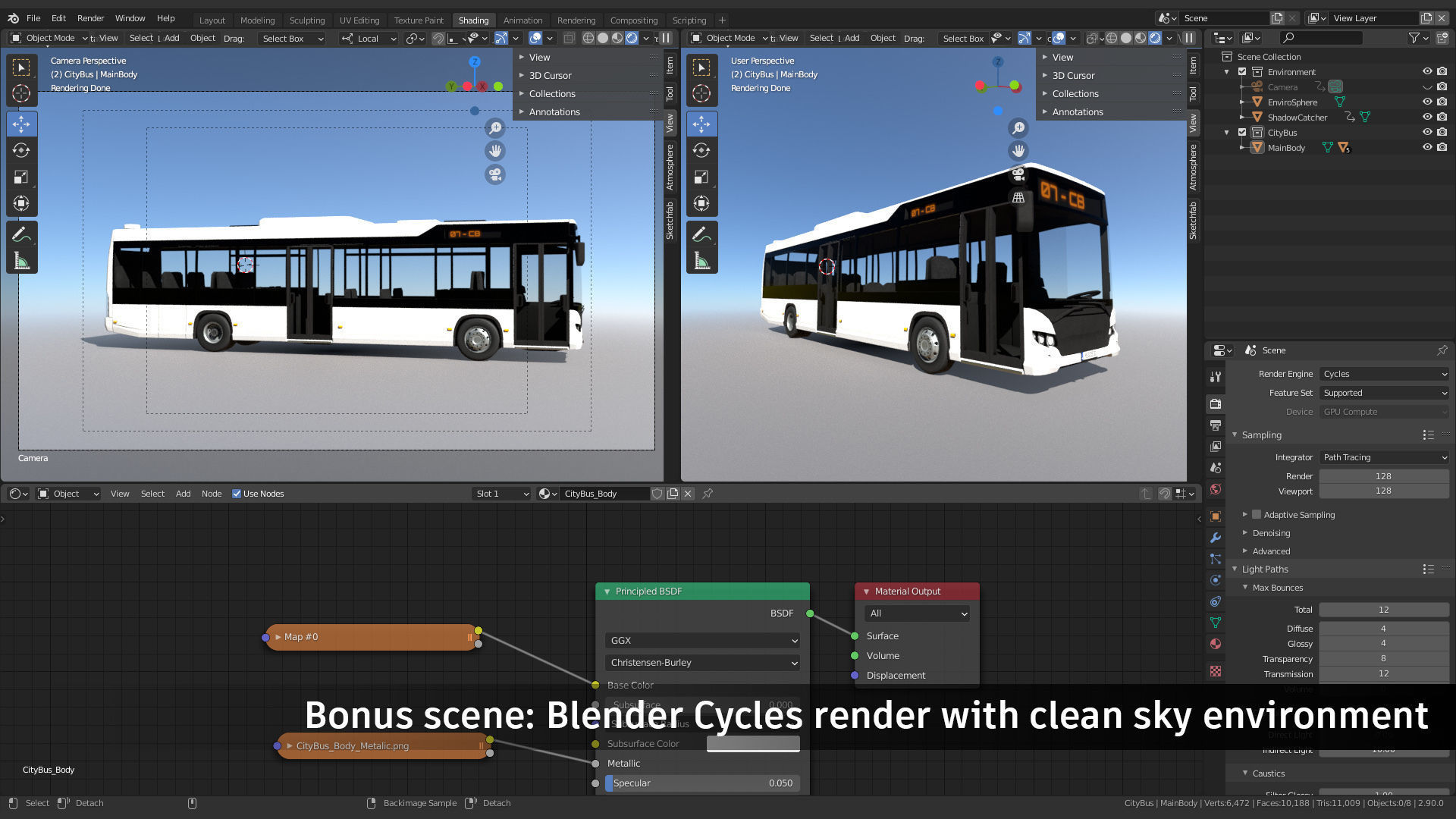 3D model City Bus VR / AR / low-poly | CGTrader