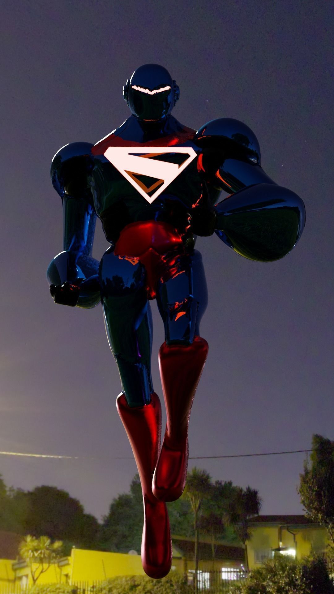 3D model Superman Robot Style credit to jdtmart VR / AR / low-poly ...