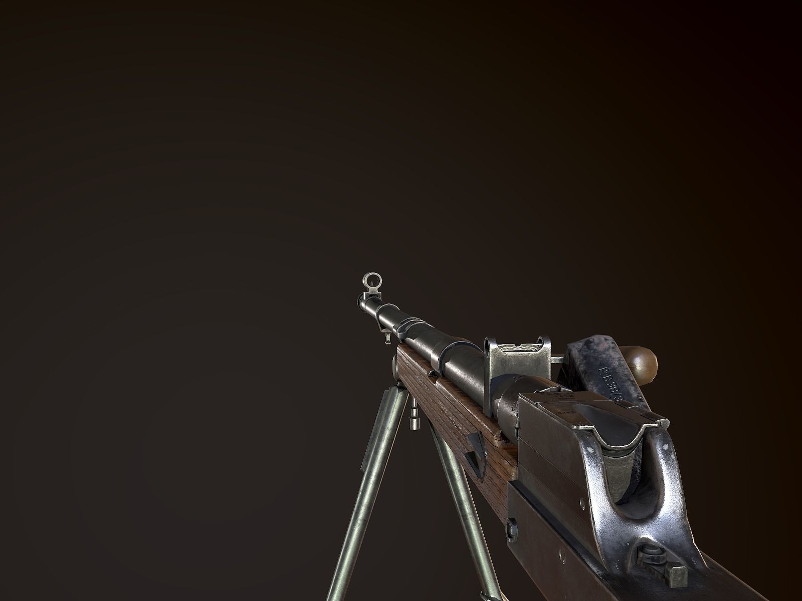 3D model PzB-39 German ww2 anti-tank rifle pbr VR / AR / low-poly ...