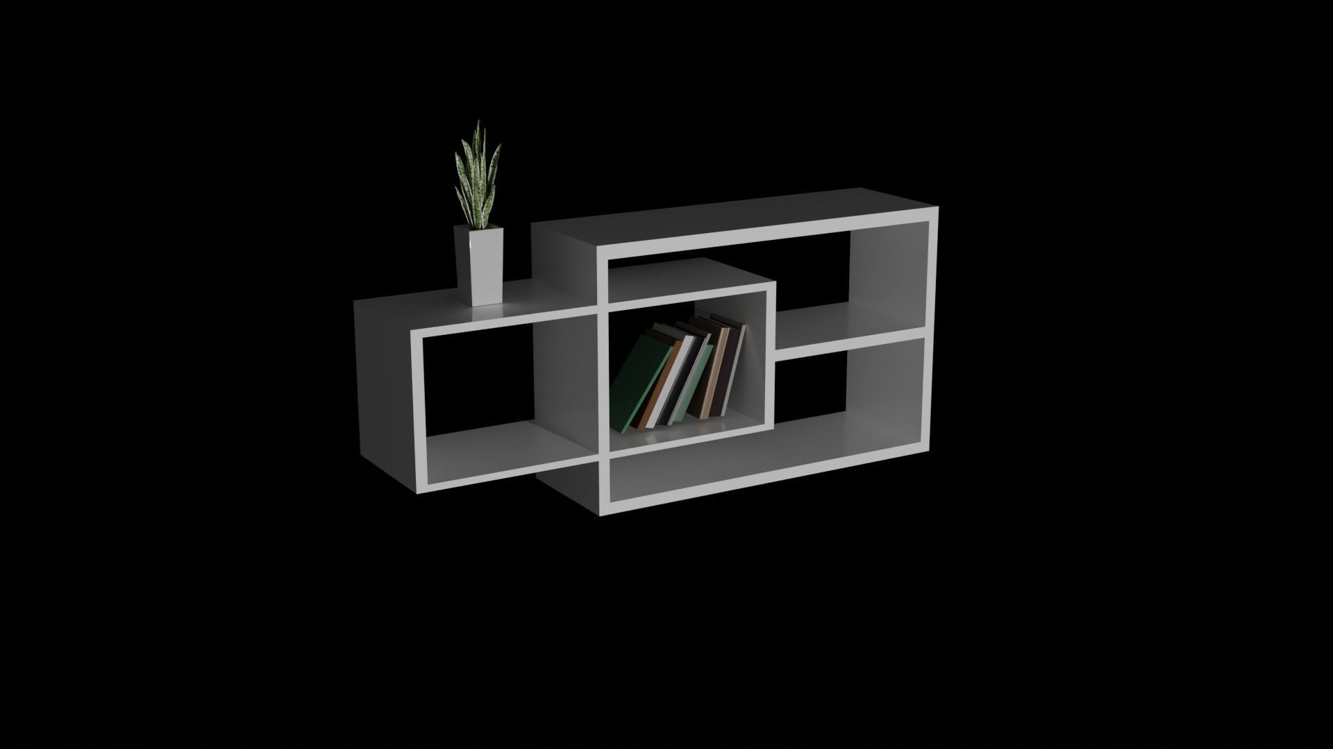 3D model shelf shelve VR / AR / low-poly | CGTrader