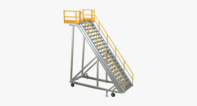 3D model Airplane Stairs PBR VR / AR / low-poly | CGTrader
