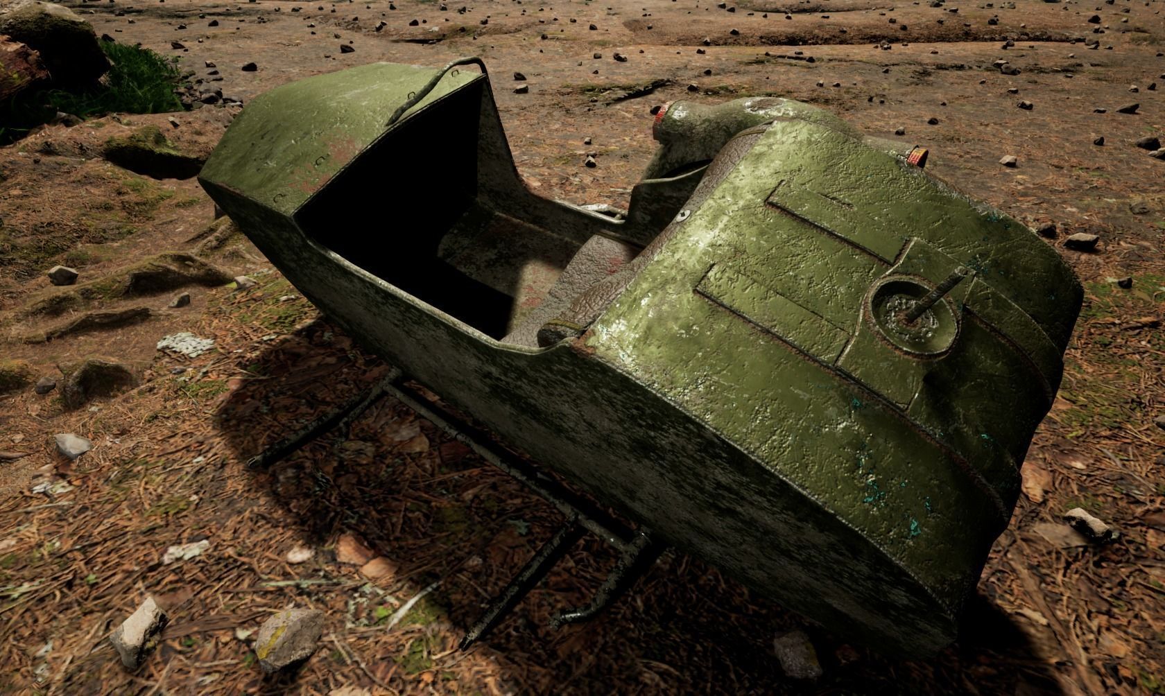 3D model Post apocalypse motorcycle VR / AR / low-poly | CGTrader