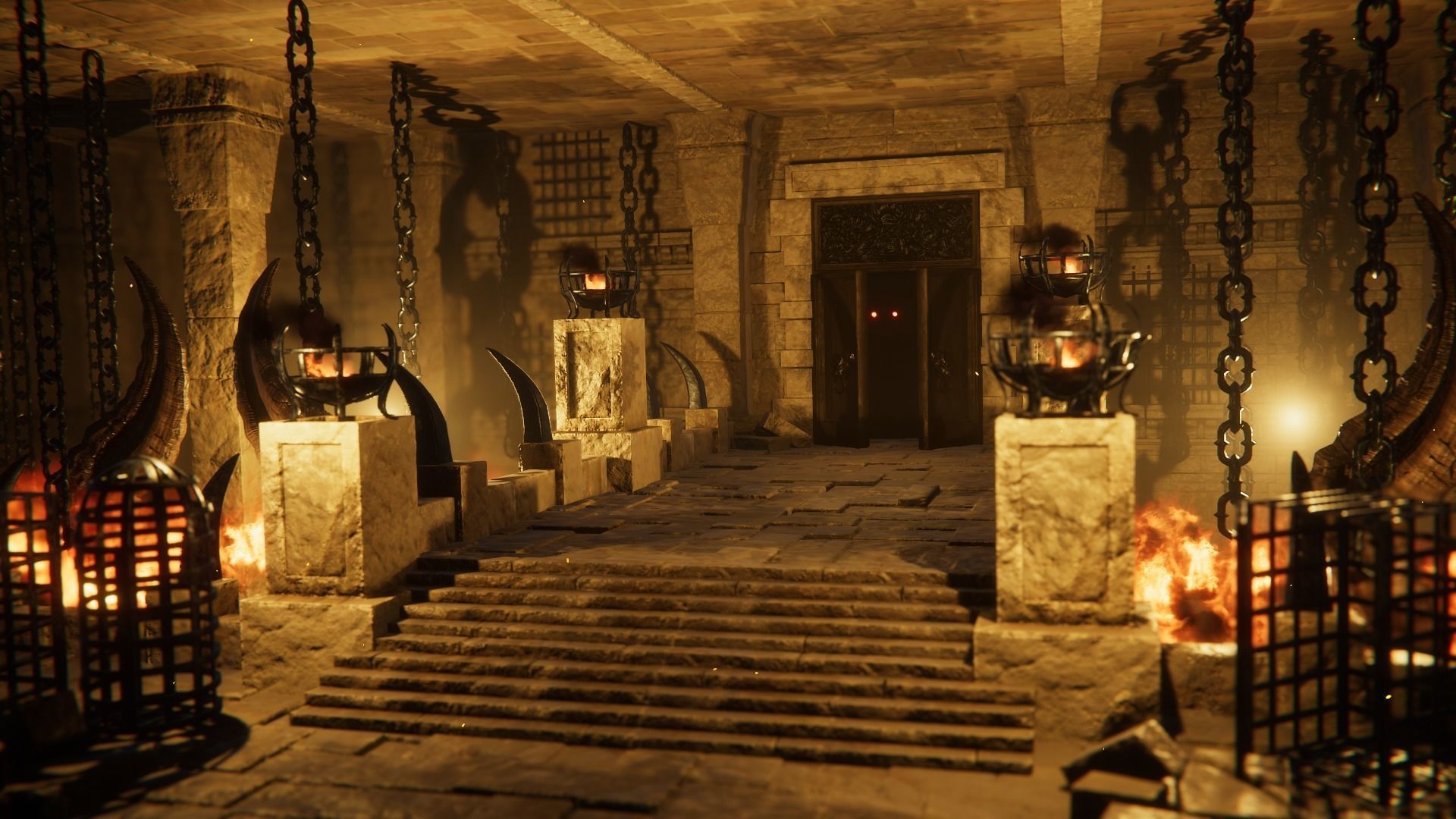 3D model Deadly Dungeon - Infernal VR / AR / low-poly animated | CGTrader