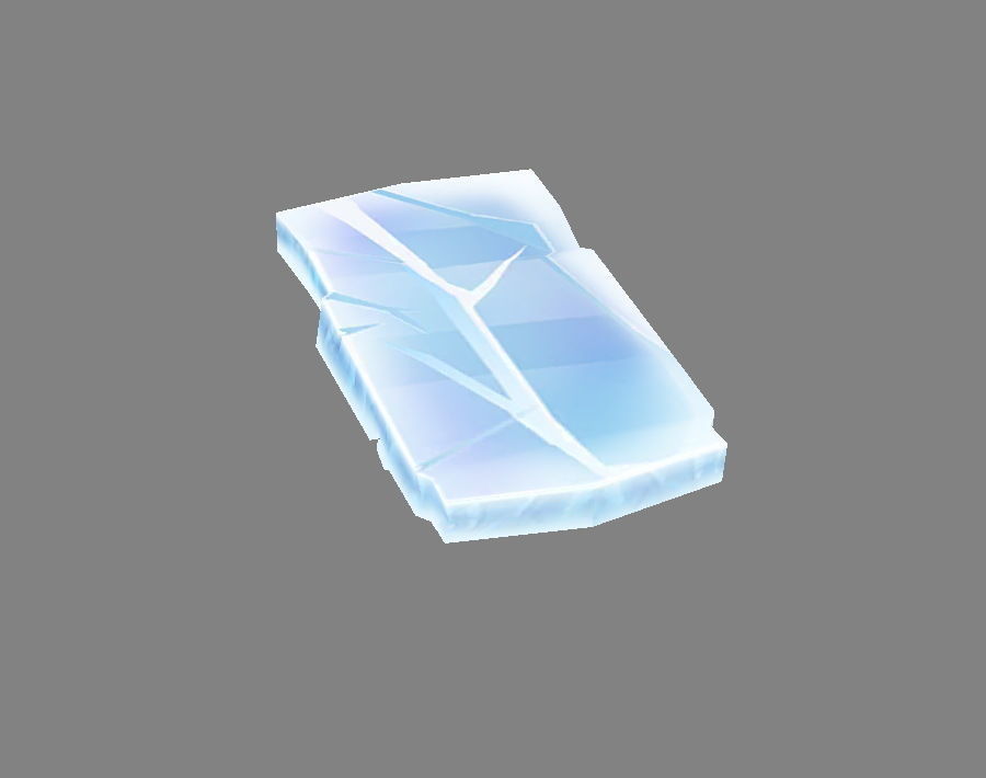 3D model Cartoon ice cube VR / AR / low-poly | CGTrader