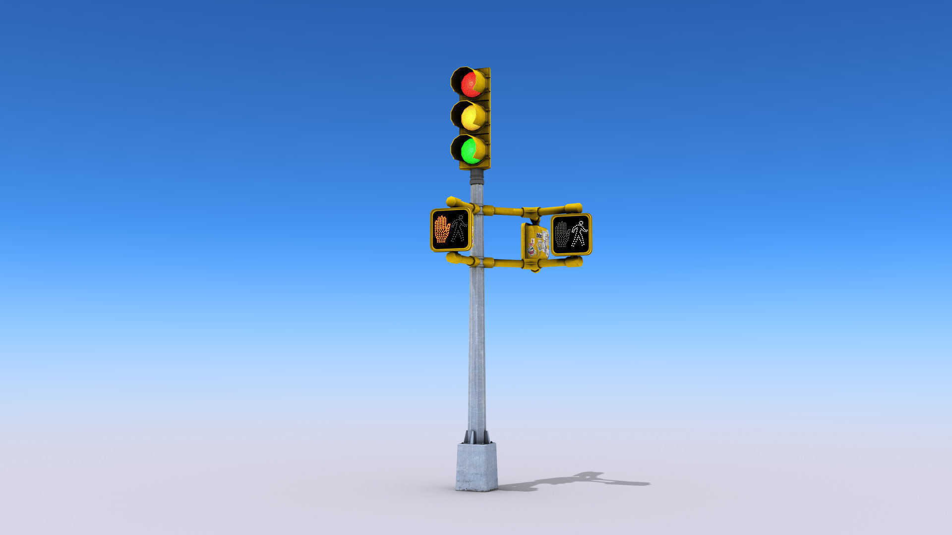 3D model Traffic Lights VR / AR / low-poly | CGTrader