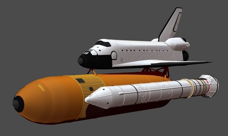 Space Shuttle file STL for 3D printer 3D model 3D printable | CGTrader