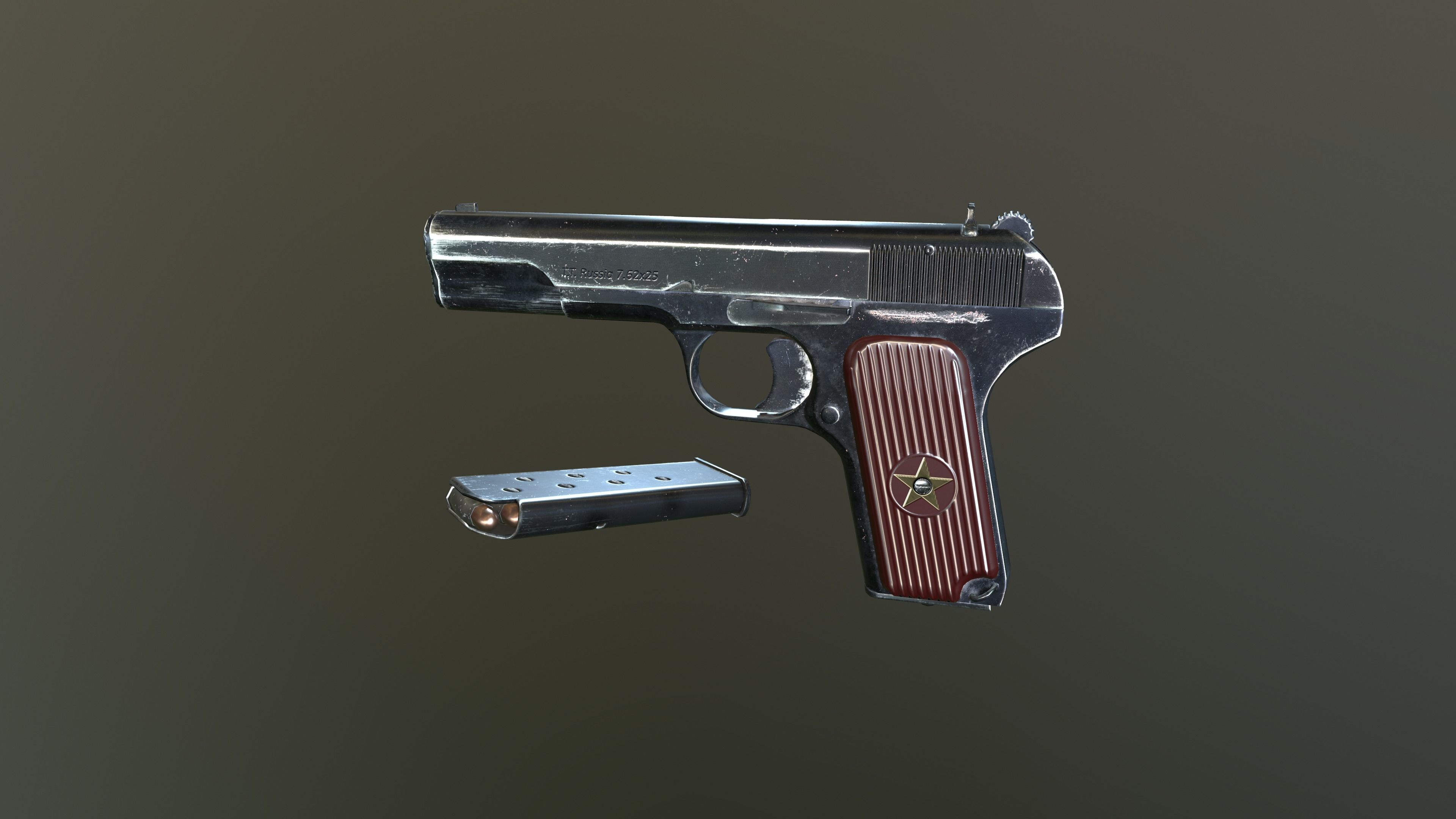 3D model TT-33 Pistol VR / AR / low-poly | CGTrader