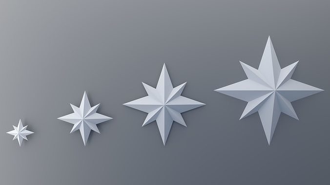 North Star 3D model 3D printable | CGTrader