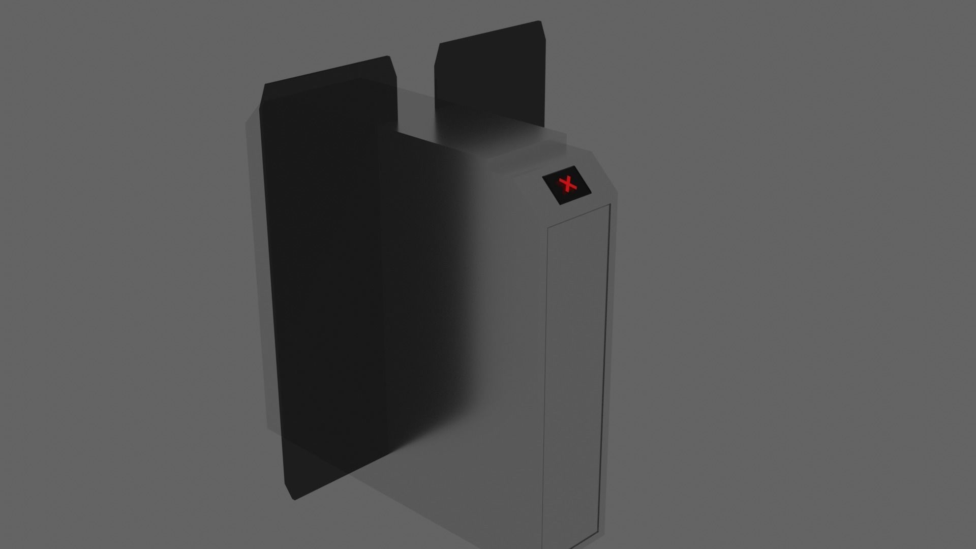 Simple turnstile free 3D model | CGTrader