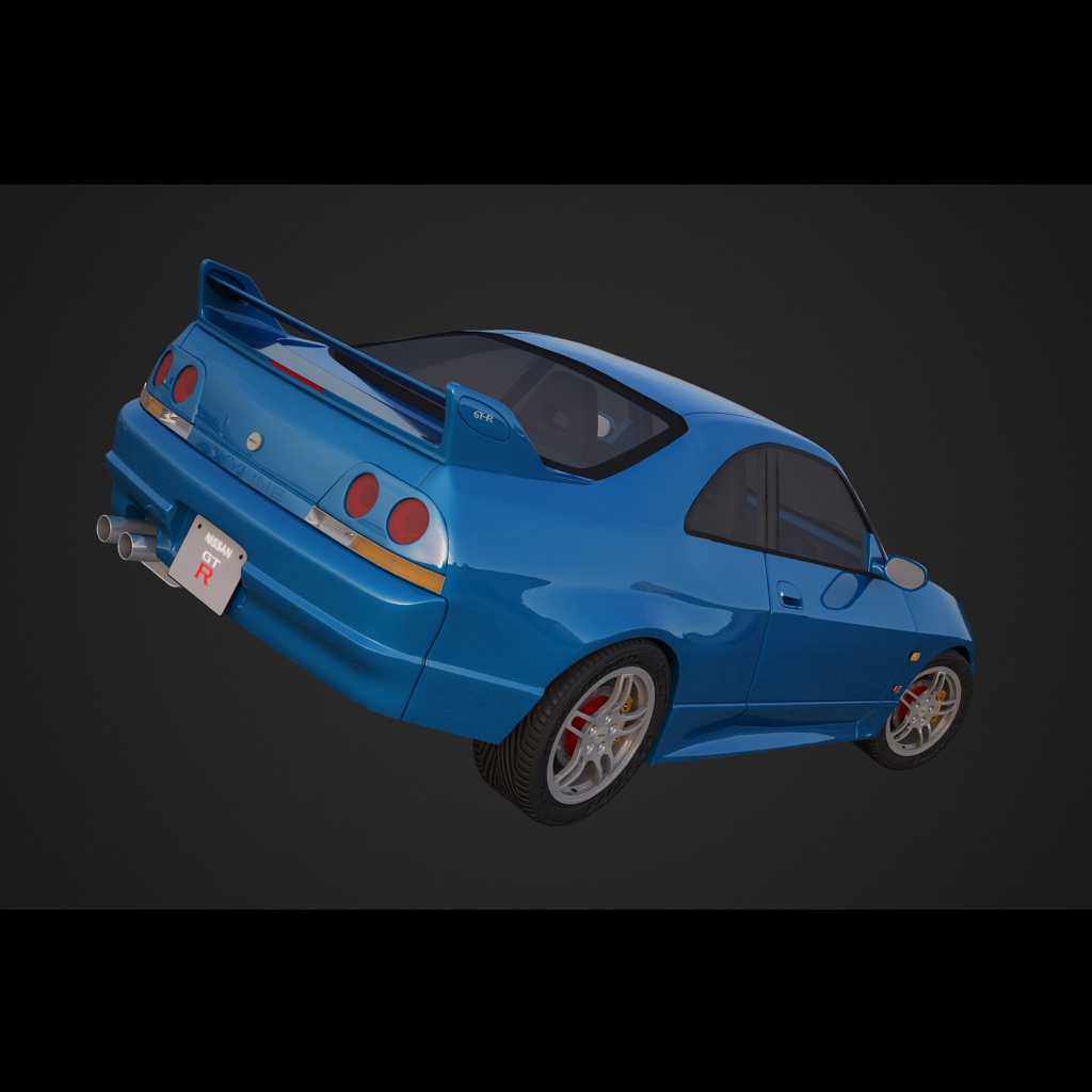 Nissan GTR- R33 3D model | CGTrader
