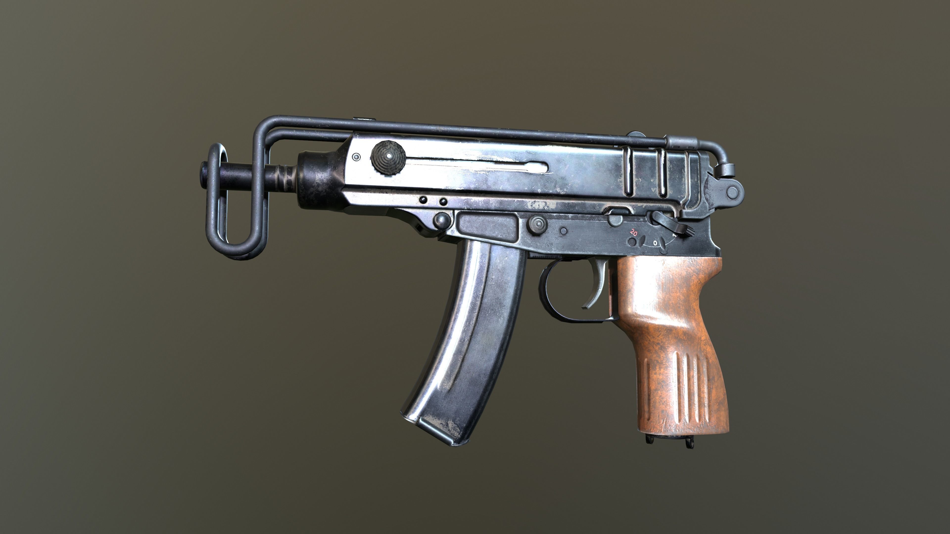 3D model VZ-61 VR / AR / low-poly | CGTrader
