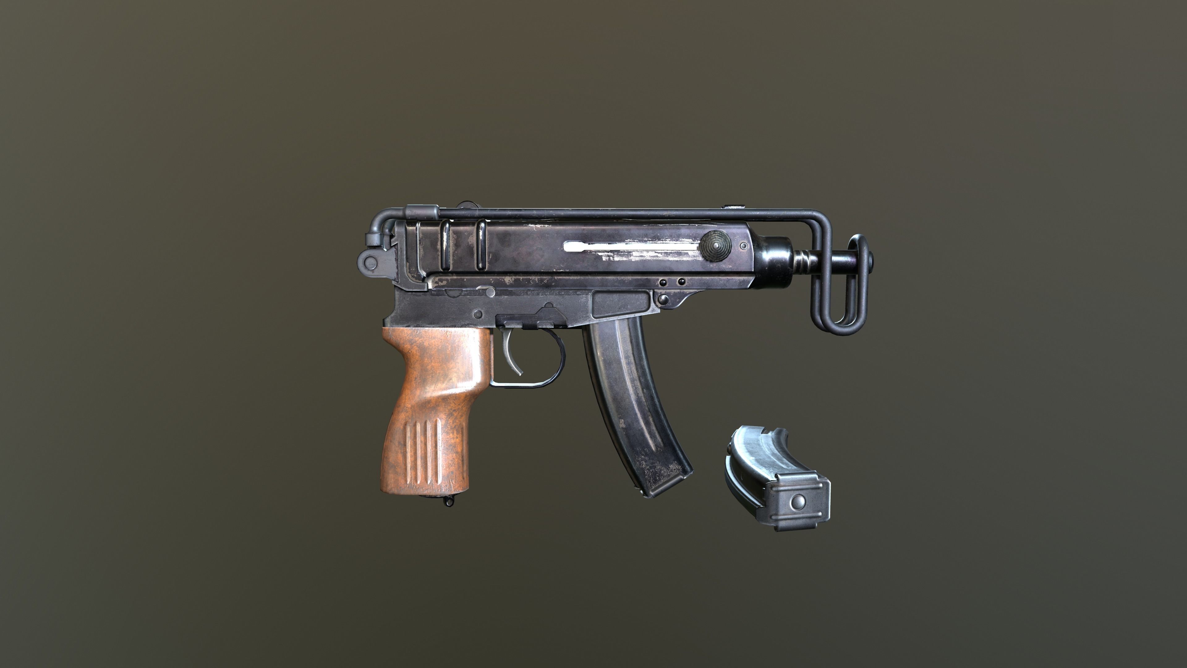 3D model VZ-61 VR / AR / low-poly | CGTrader