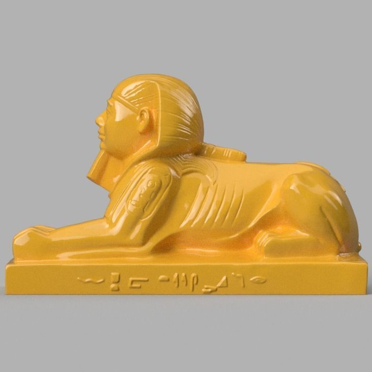 Sphinx 3D print 3D model 3D printable | CGTrader