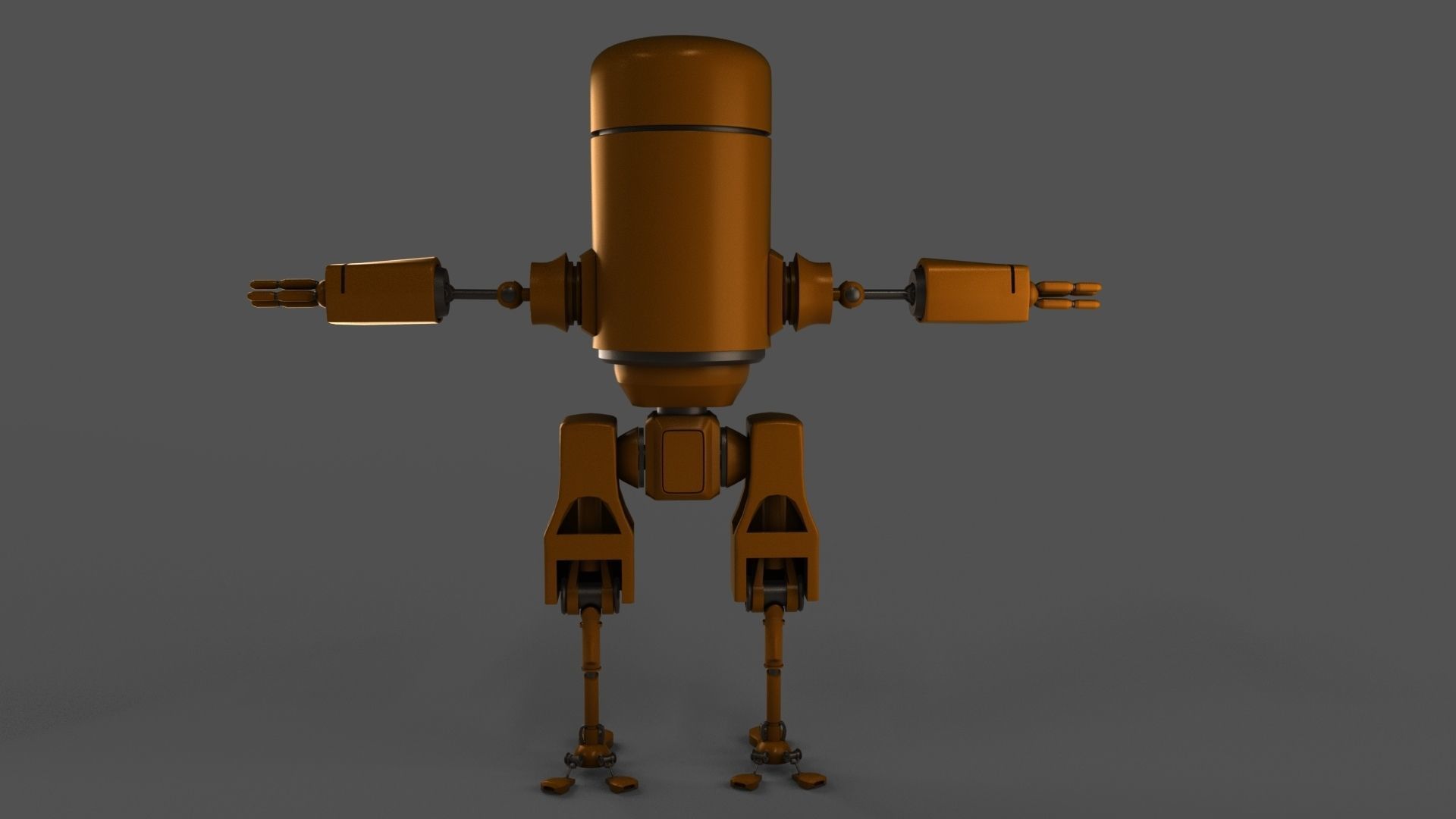 Bipedal robot 3D modelling Rigged free 3D model rigged | CGTrader