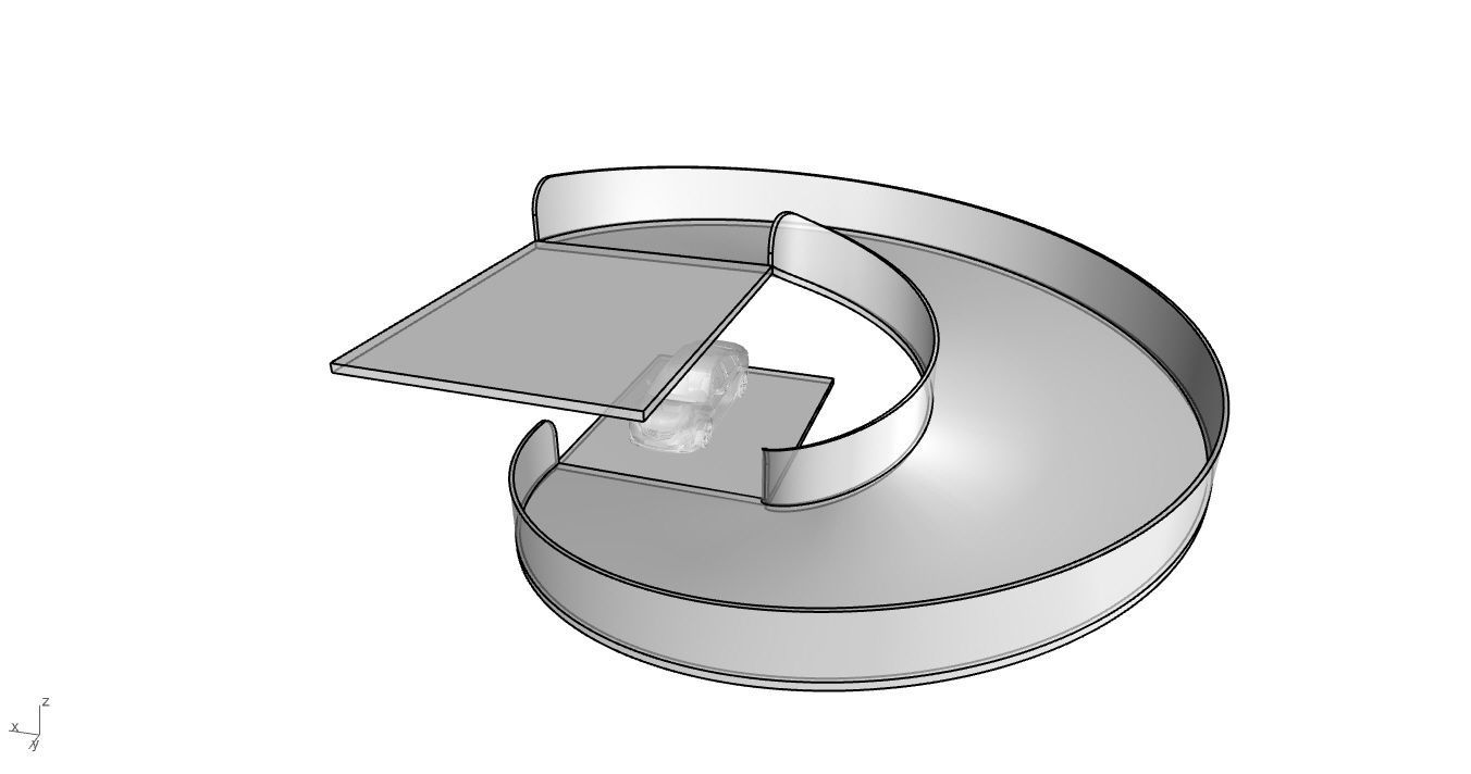 Spiral Ramp for Car Architectural Circulation System module 3D model ...