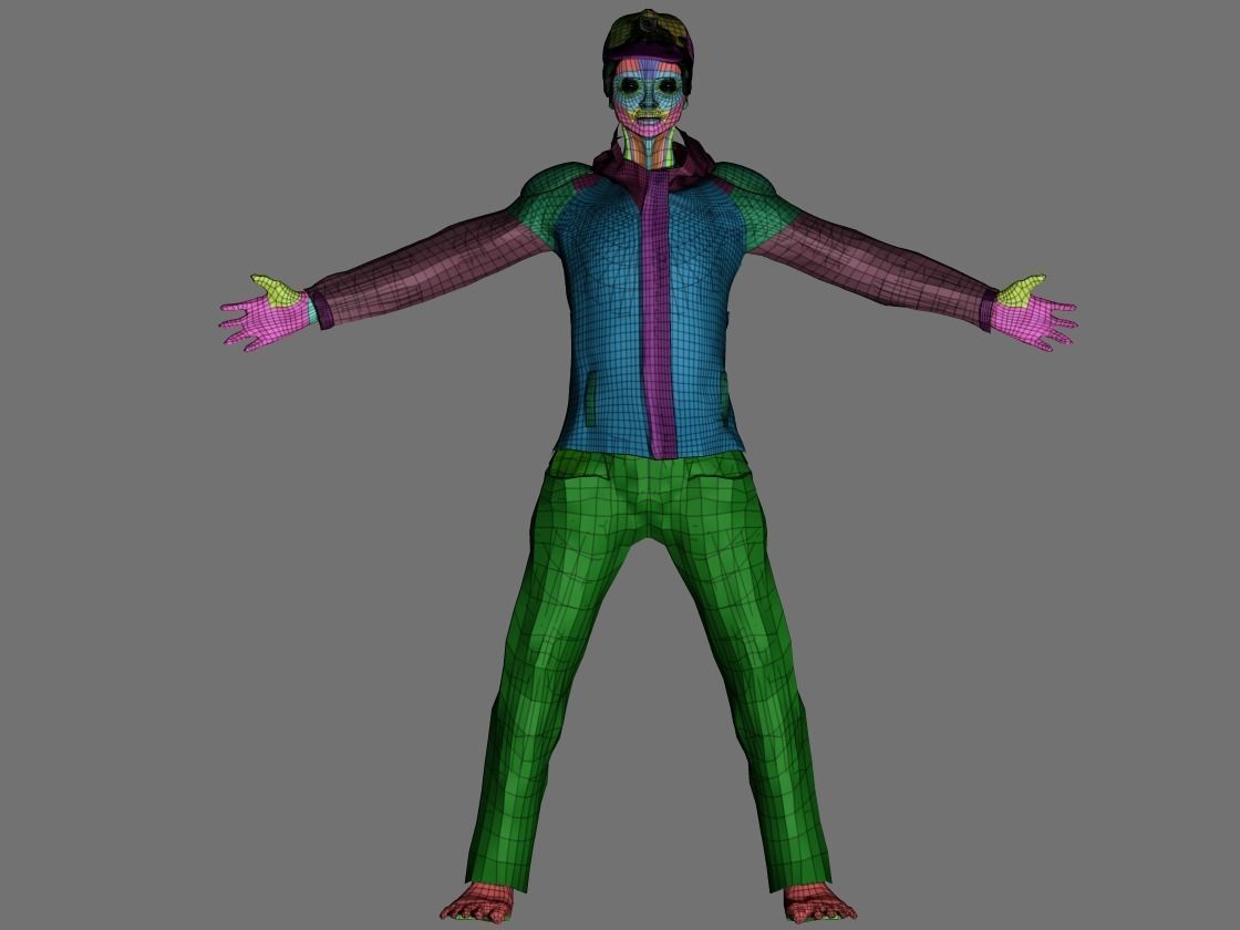 Japanese actor with initial GA 3D model | CGTrader