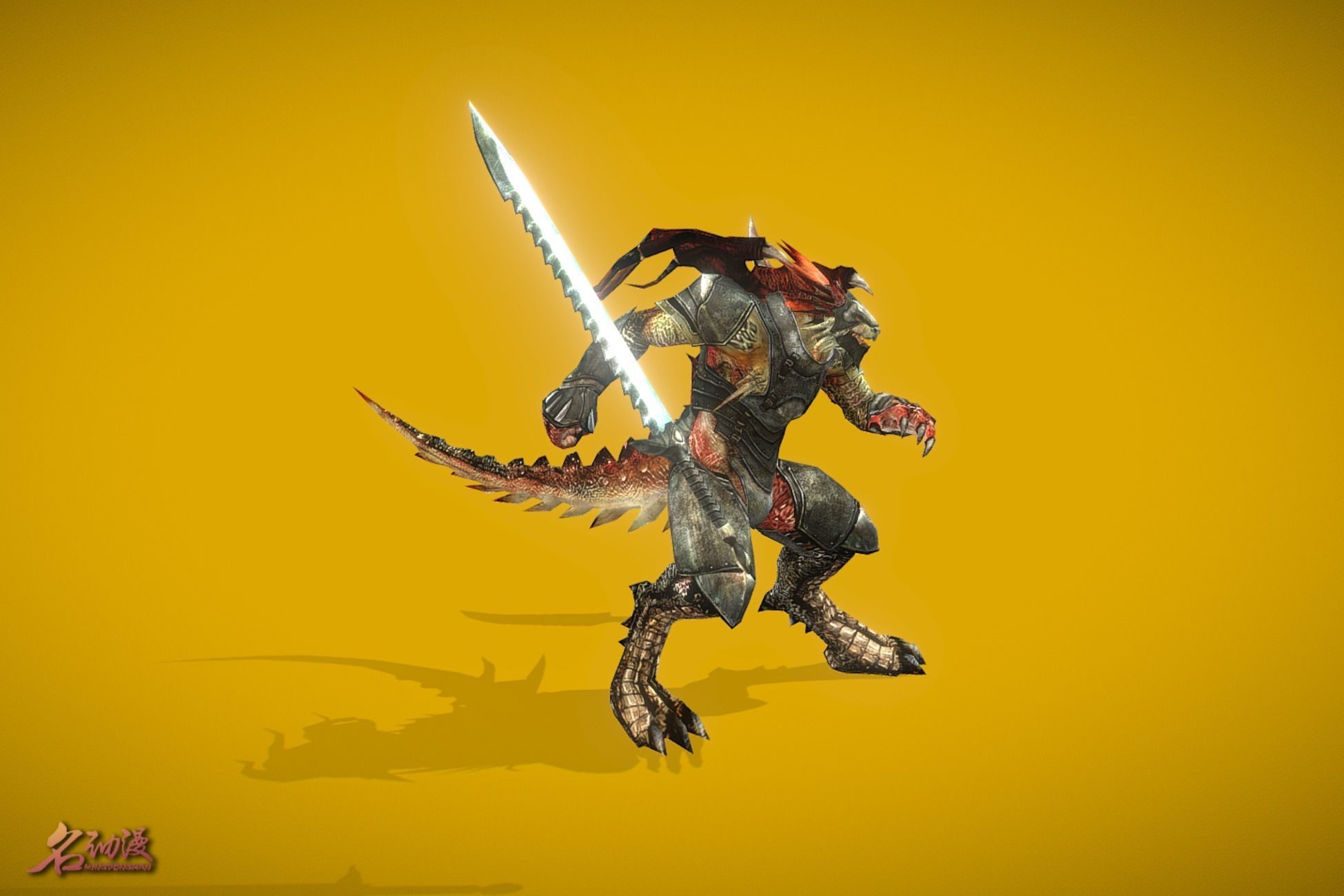 3D model RPG Dragon Warrior VR / AR / low-poly | CGTrader