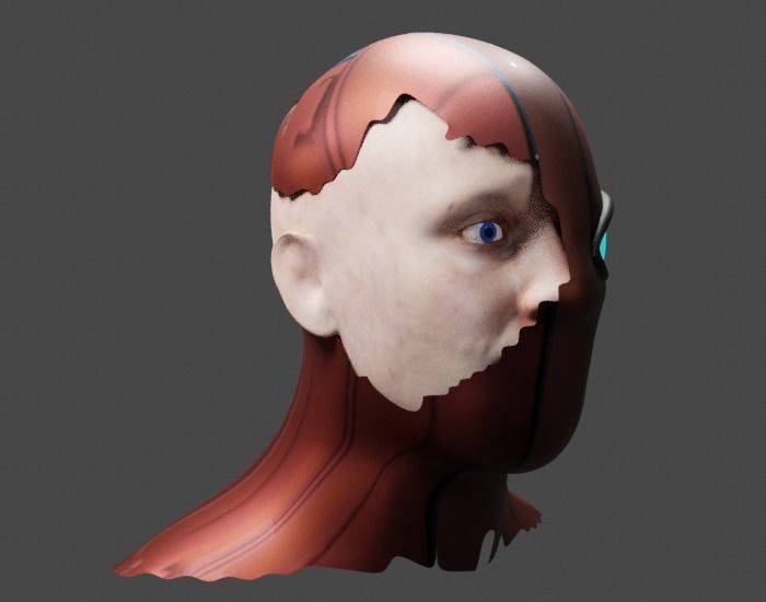 Spiderman Face Model free 3D model | CGTrader