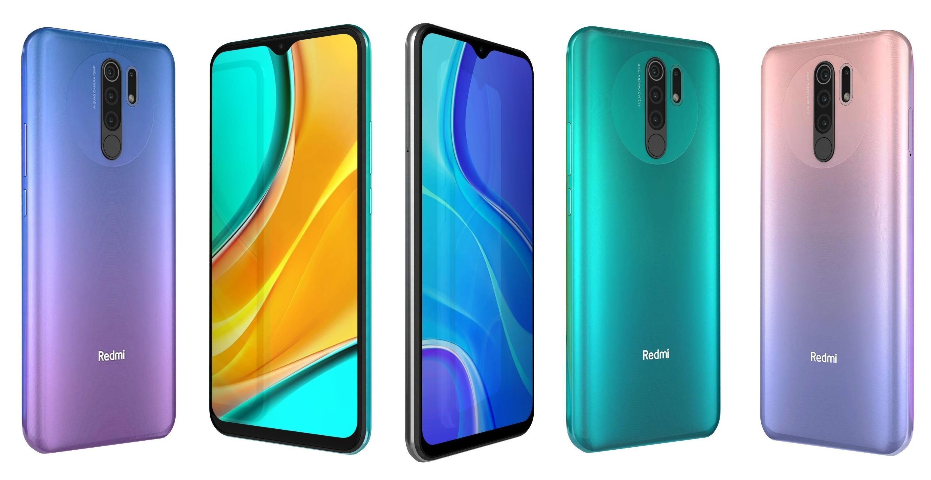 Xiaomi Redmi 9 Prime All Colors 3D model | CGTrader