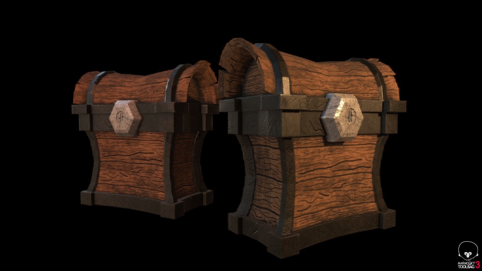 3D model Damaged Wooden Crate VR / AR / low-poly | CGTrader