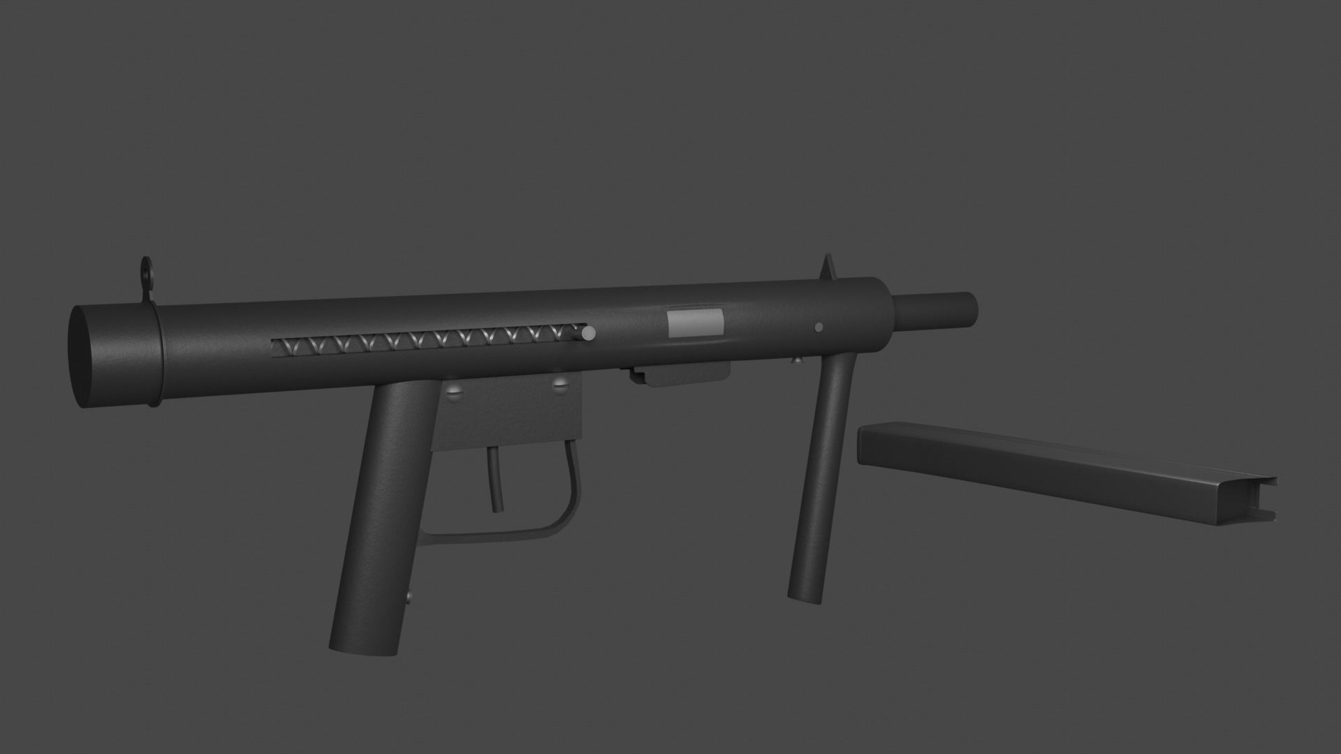 Improvised Sten Gun 3D model | CGTrader