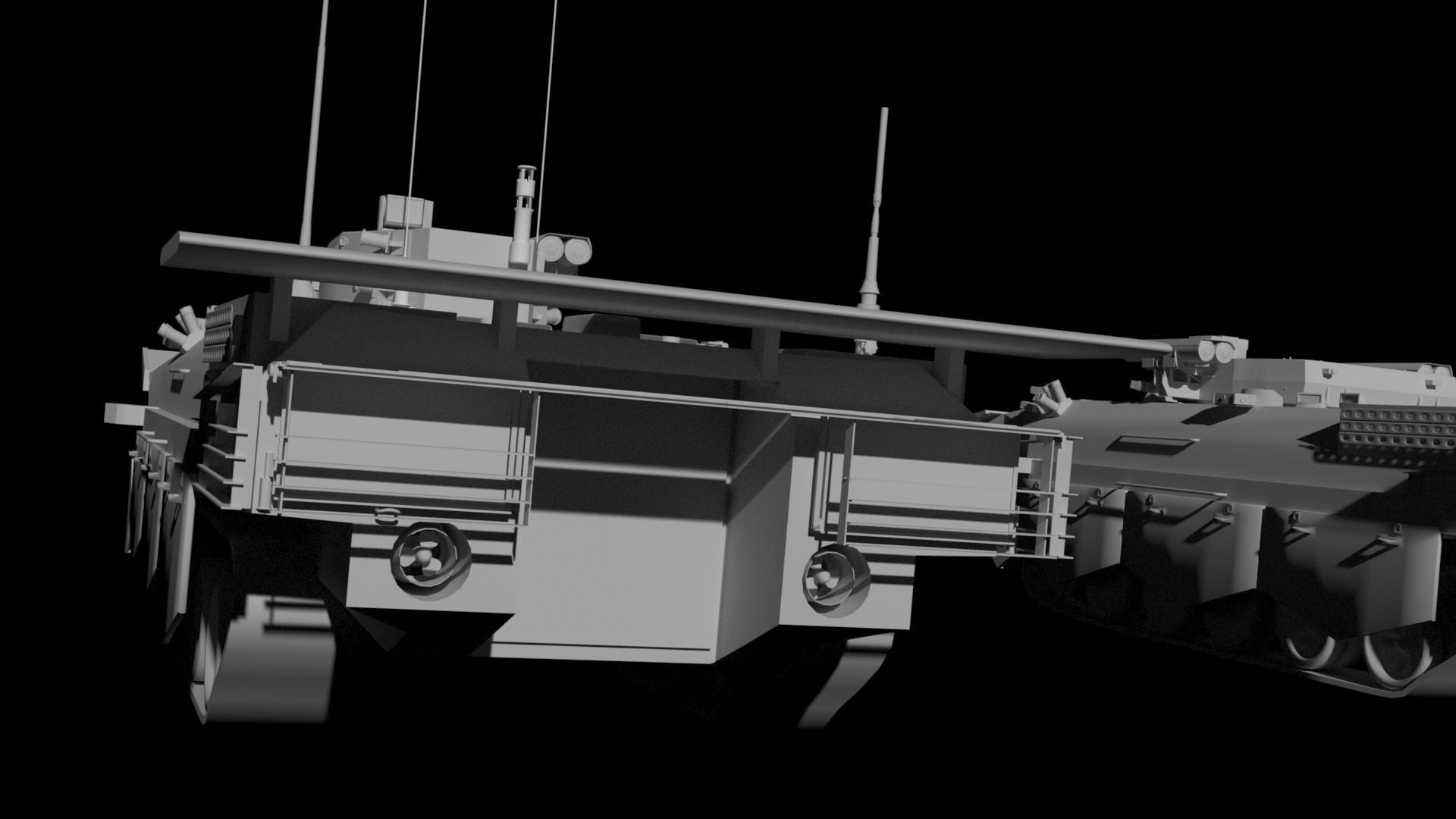 BMMP-1 amphibious infantry fighting vehicle 3D model | CGTrader