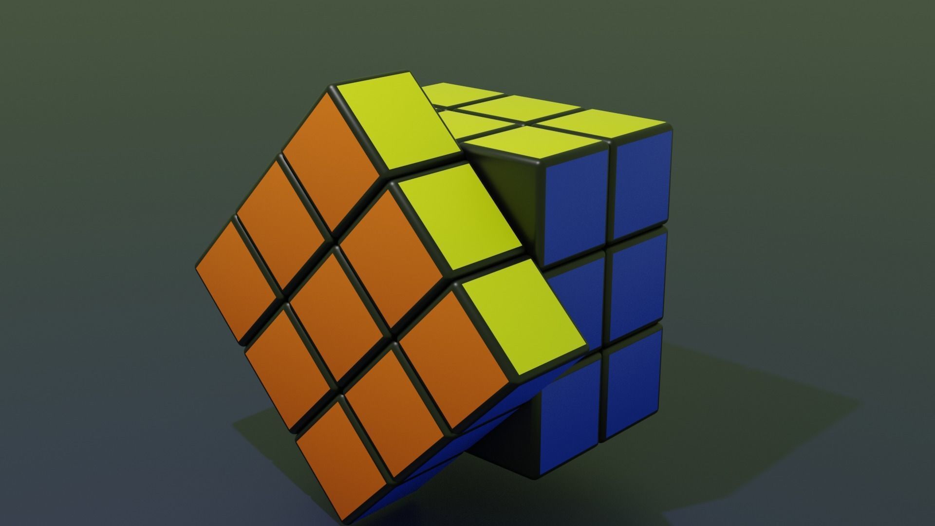 Cube Blender free 3D model animated | CGTrader