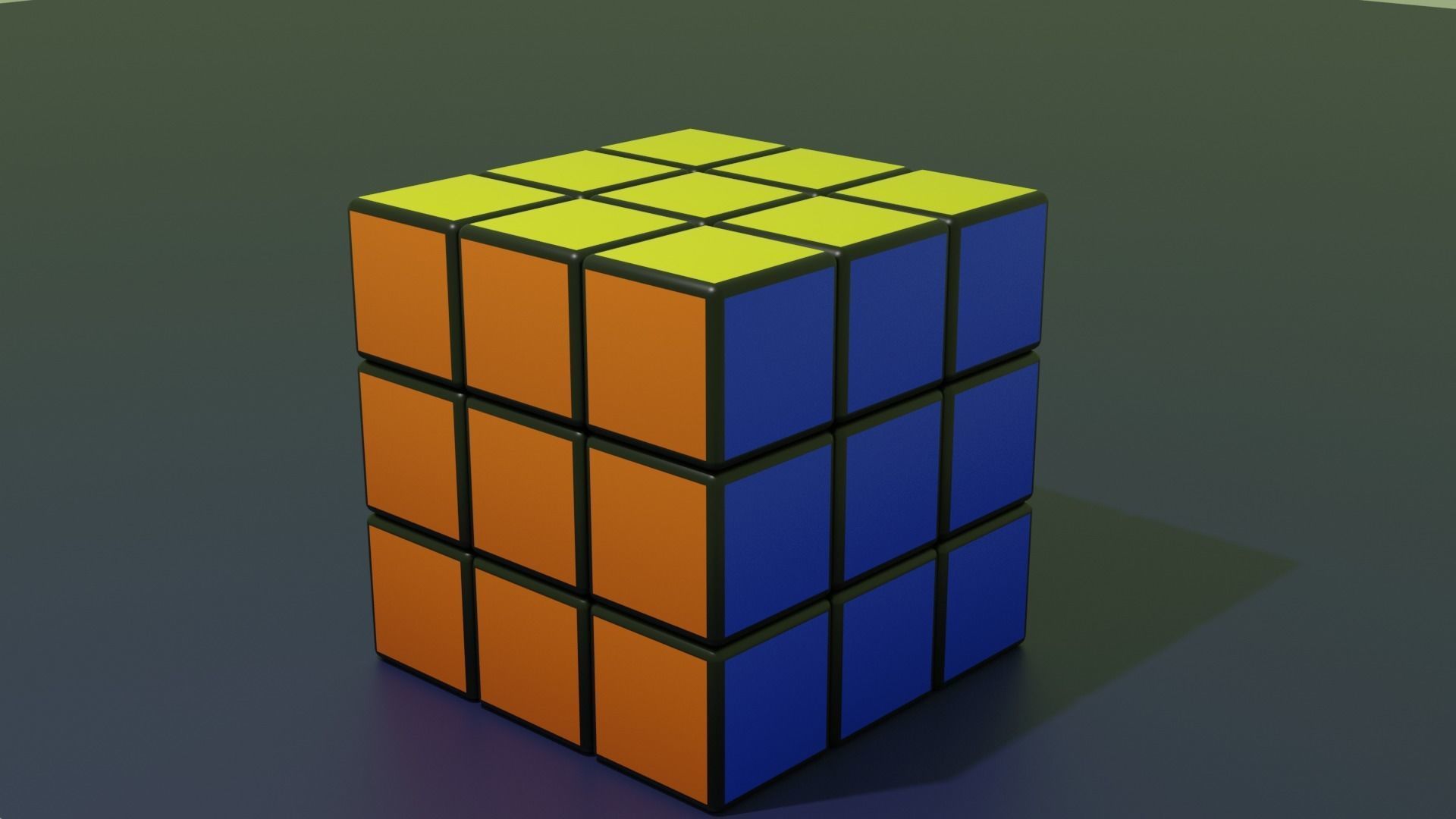 Cube Blender free 3D model animated | CGTrader