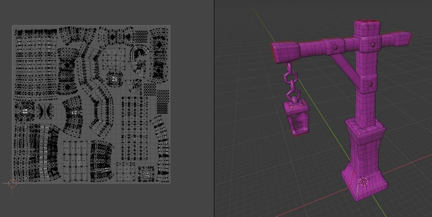 Stylized Lamp Post free VR / AR / low-poly 3D model | CGTrader