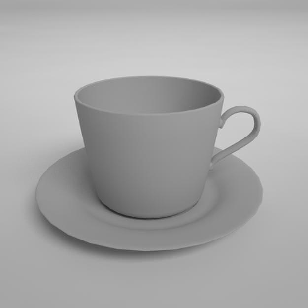 Tea cup 3D Model .max .obj .3ds .fbx - CGTrader.com