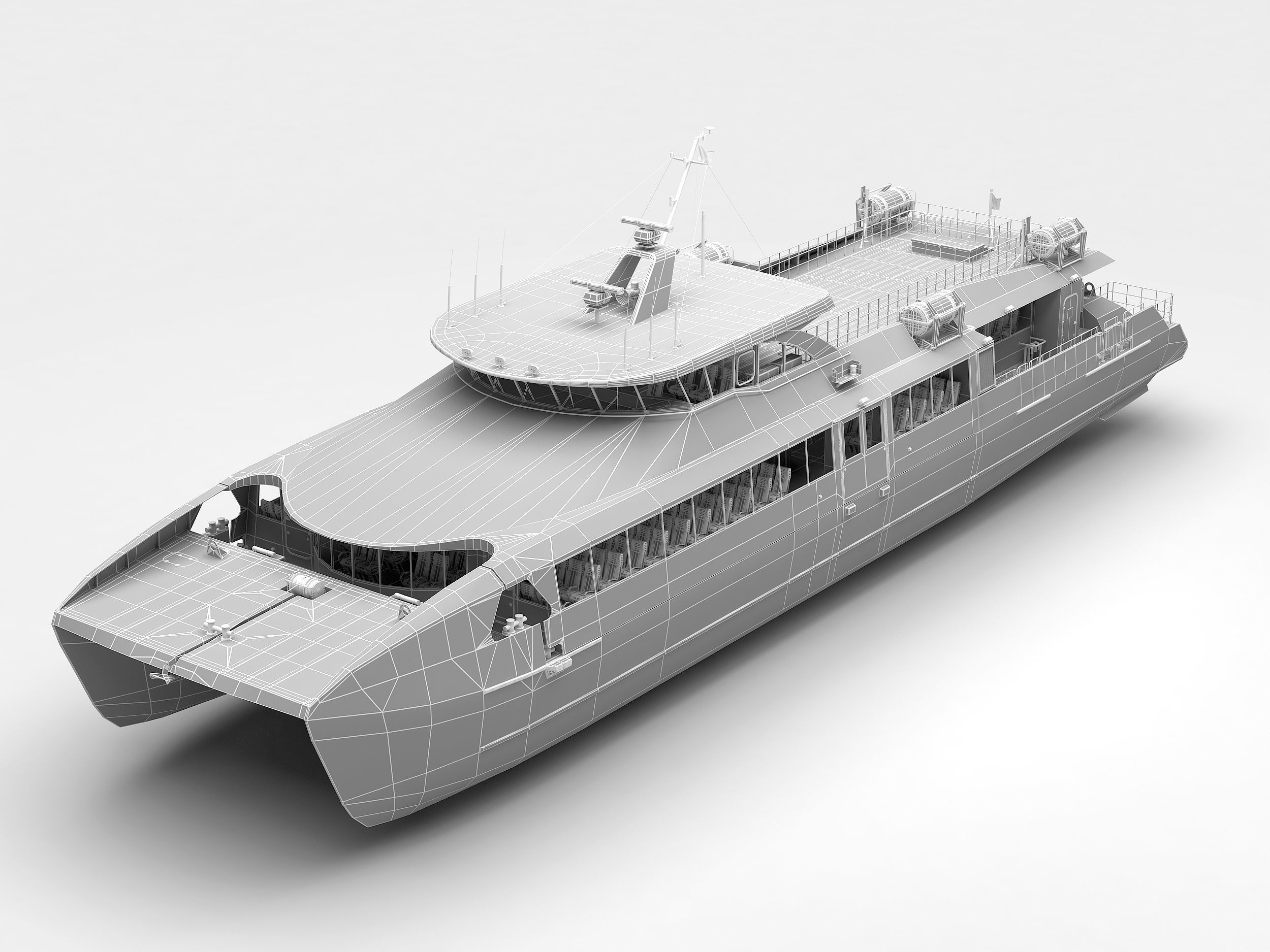 Red Jet 7 Passenger ferry 3D model | CGTrader