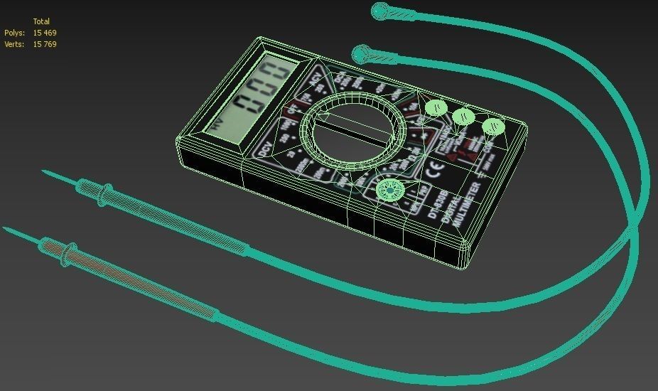 Multimeter 3D model | CGTrader
