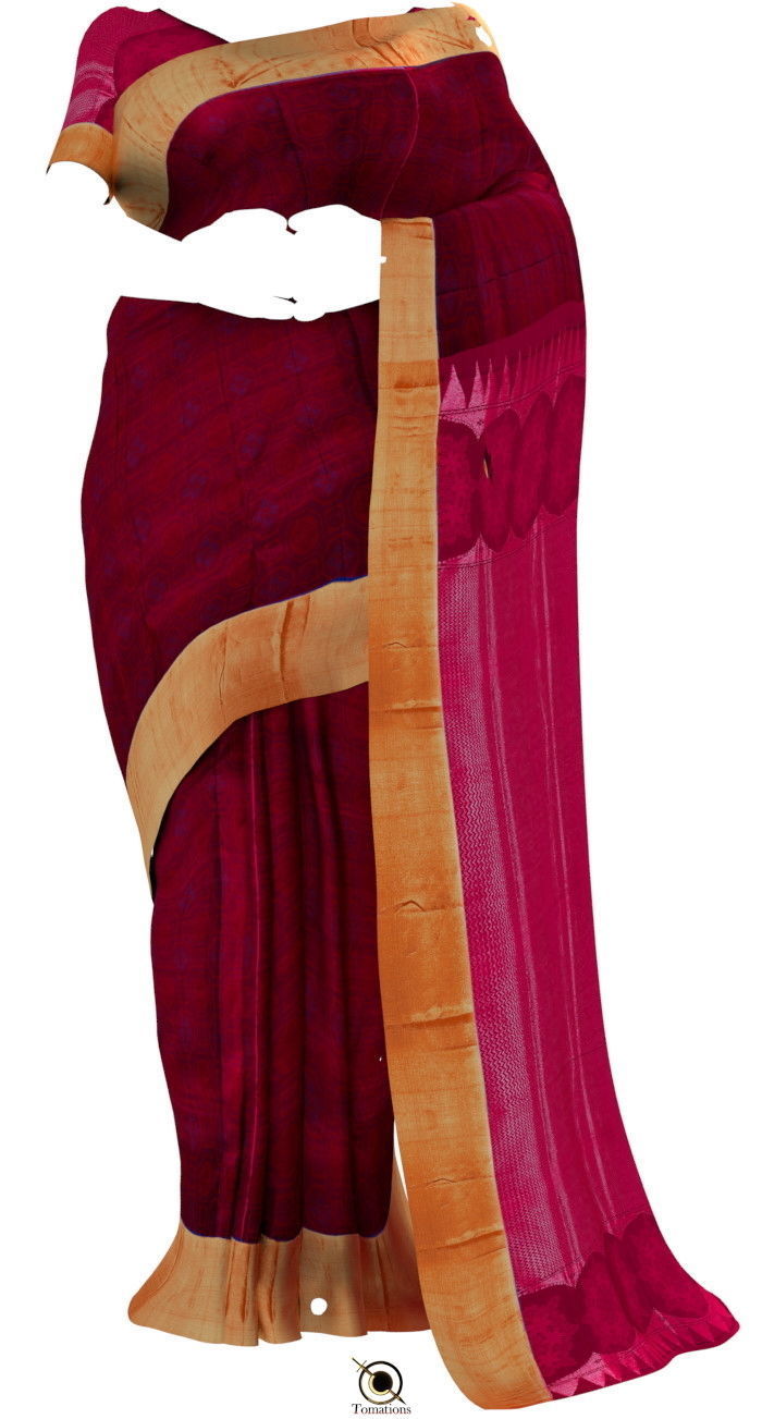 Saree IK and FK Rigged Blender 3D model rigged | CGTrader