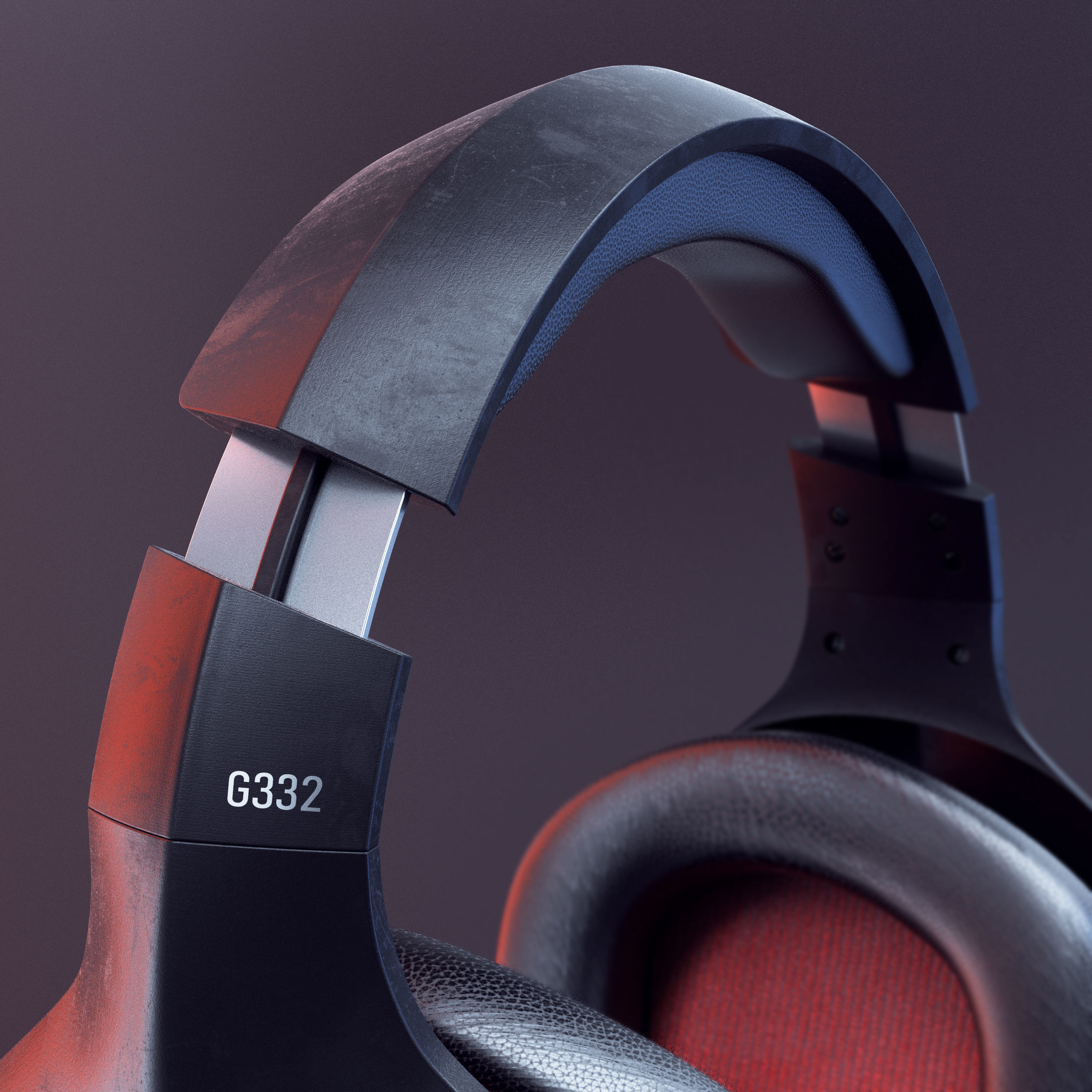 Logitech G332 Headset 3D model | CGTrader