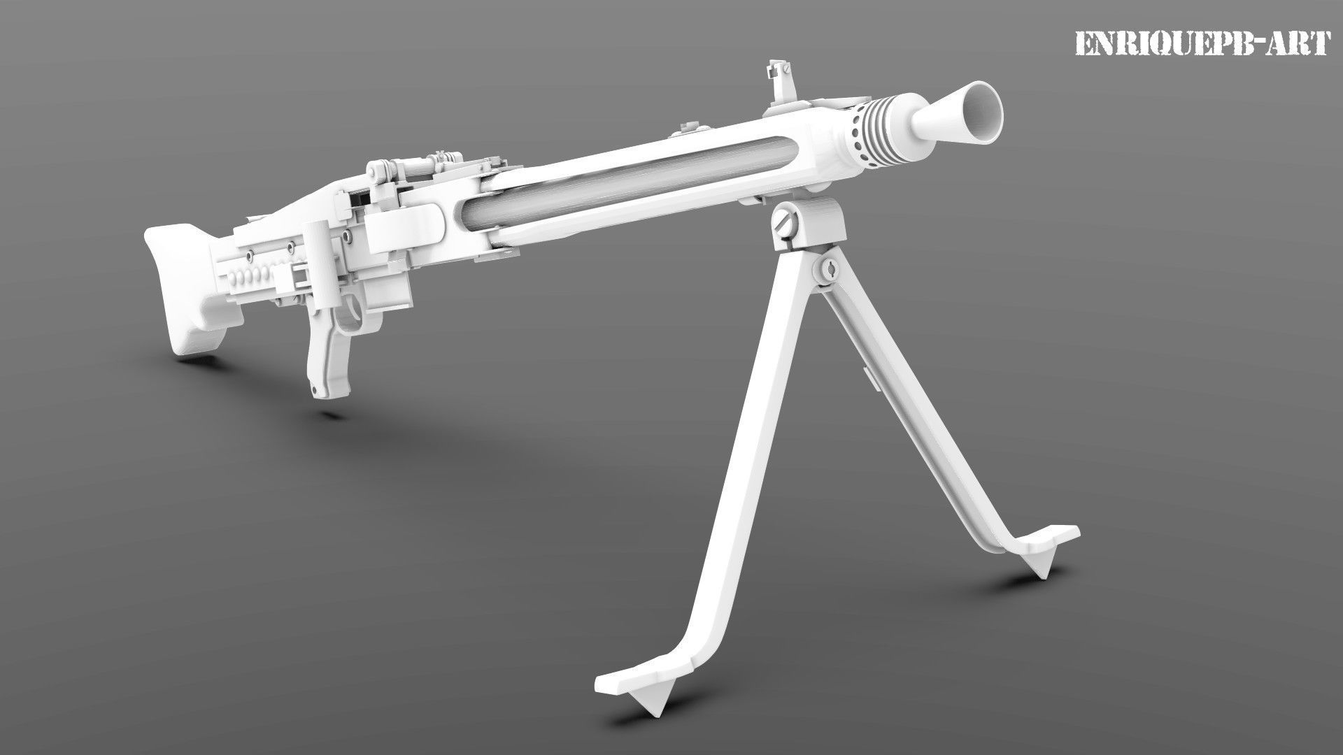 MG-42 1942 3D model | CGTrader