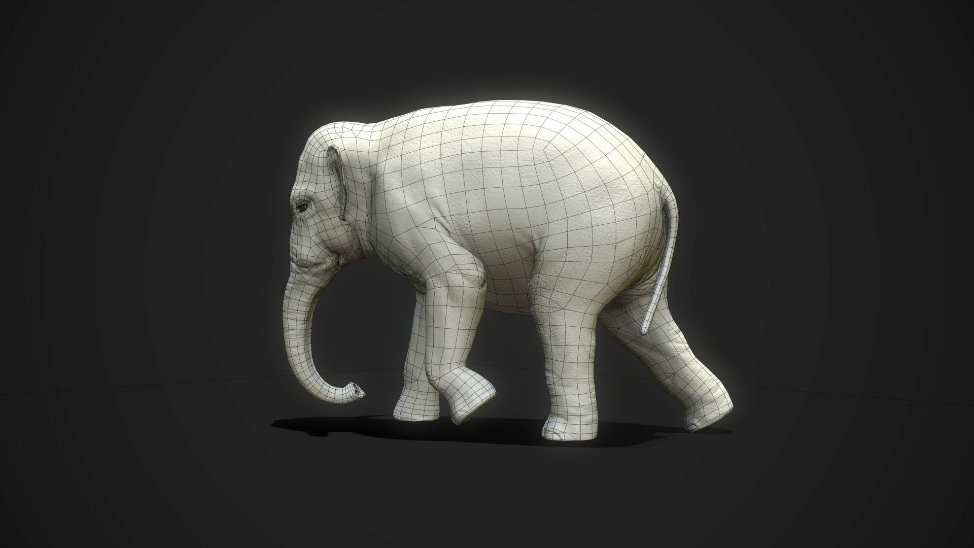 3D model Asian Elephants - GameReady VR / AR / low-poly rigged animated ...