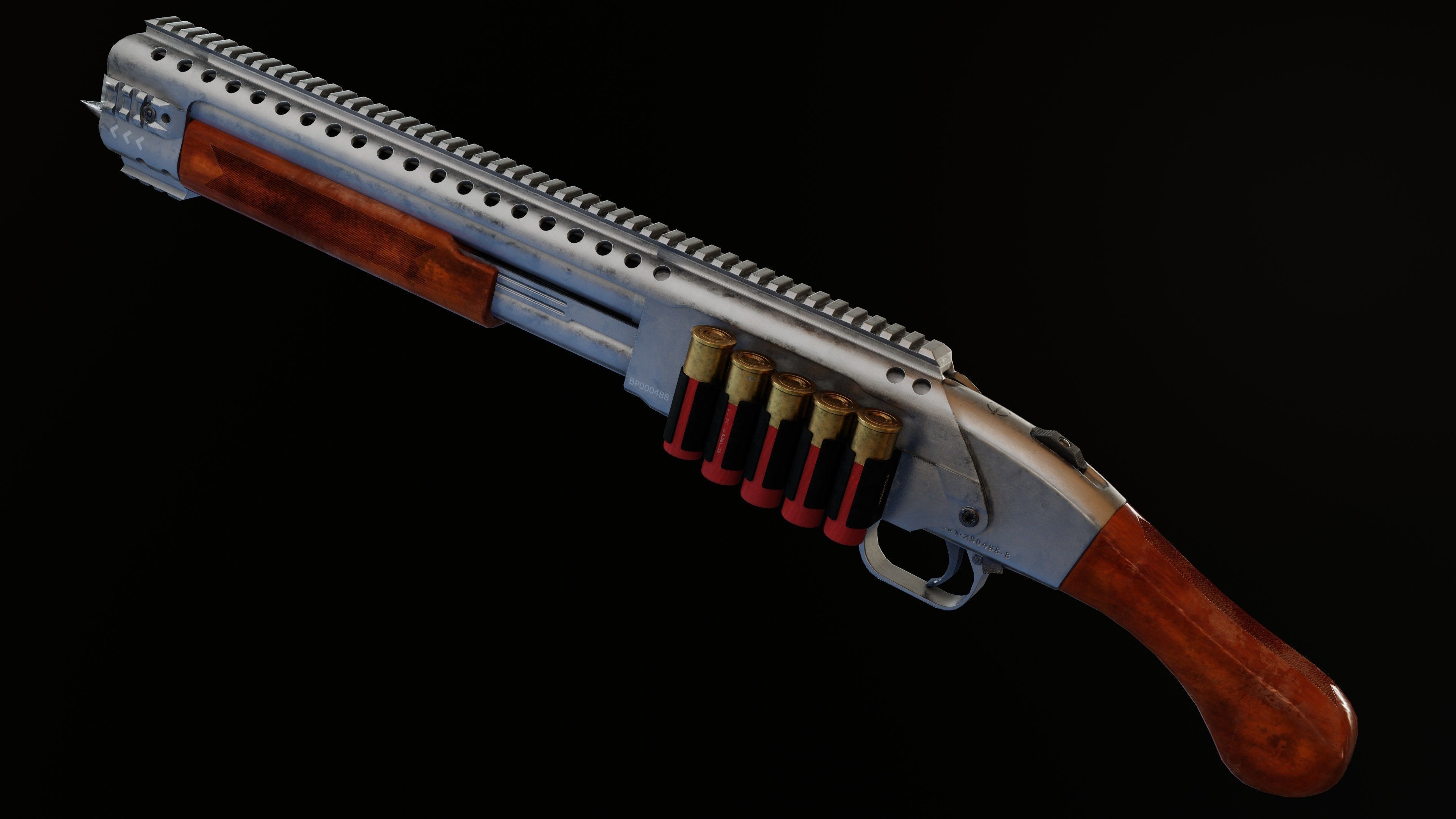 3D model Classic Mossberg 590 Shockwave VR / AR / low-poly | CGTrader