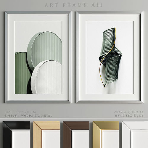 3D model Art Frame A11 VR / AR / low-poly | CGTrader