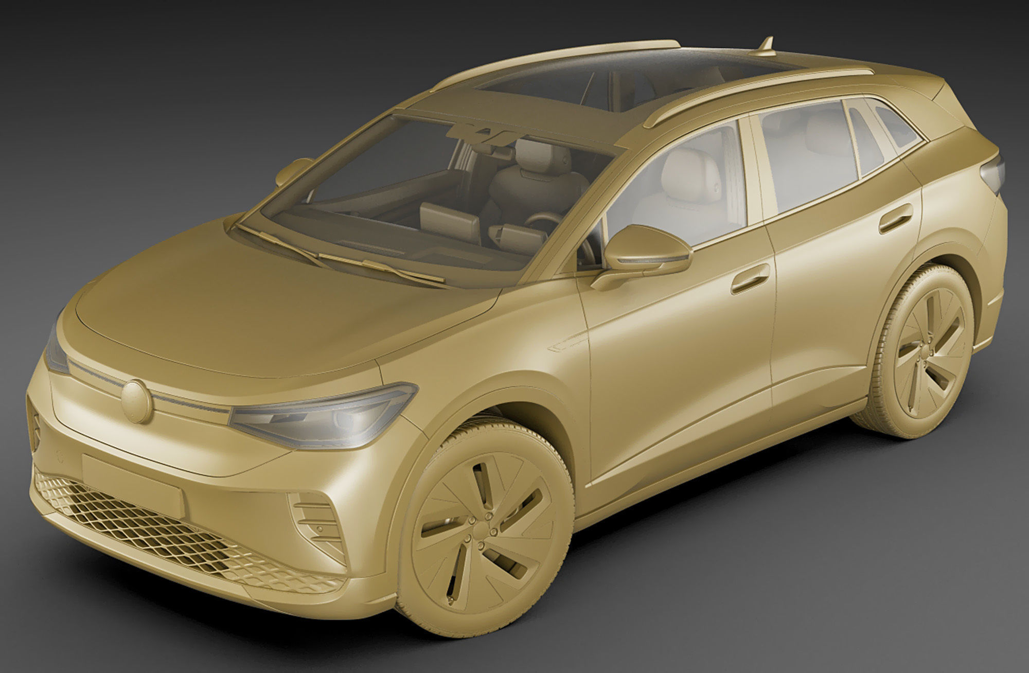 Volkswagen ID4 2021 3D model | CGTrader