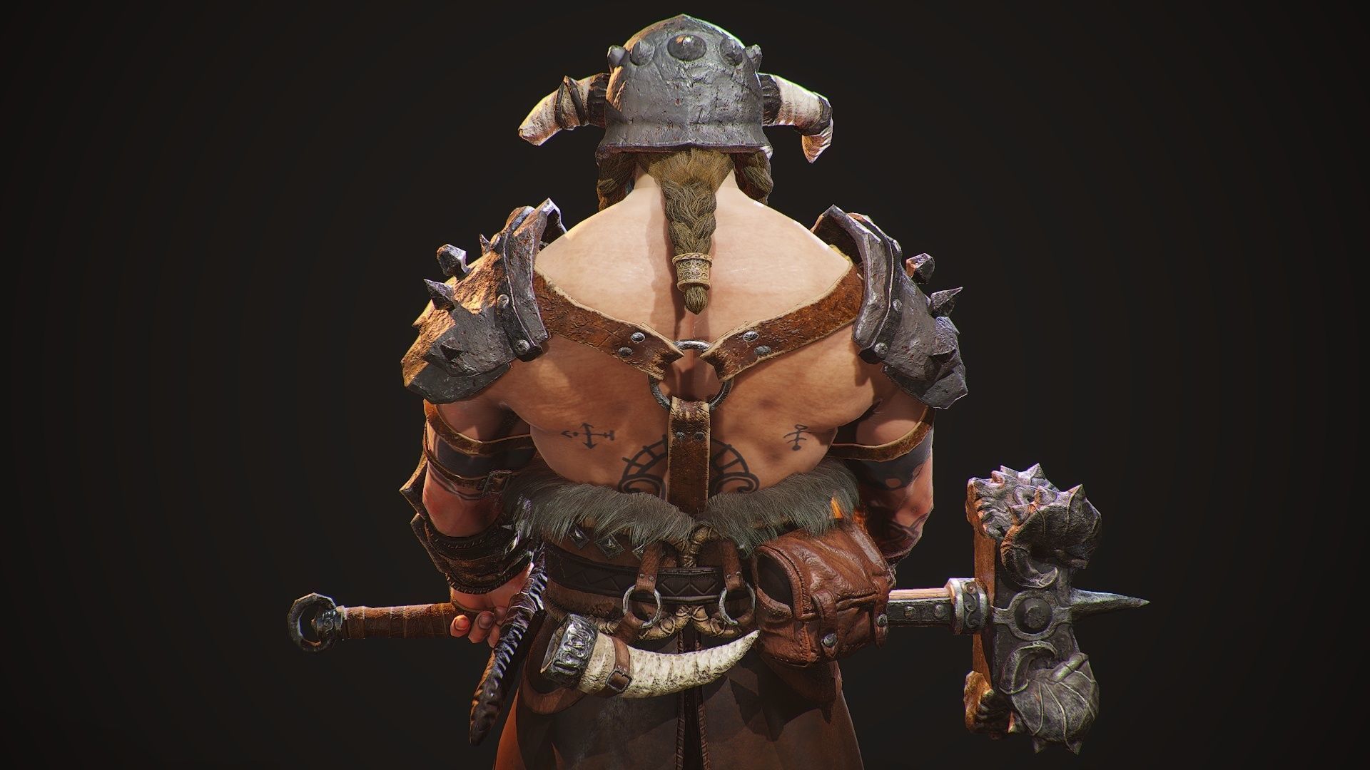 3D model Viking Raider VR / AR / low-poly rigged | CGTrader