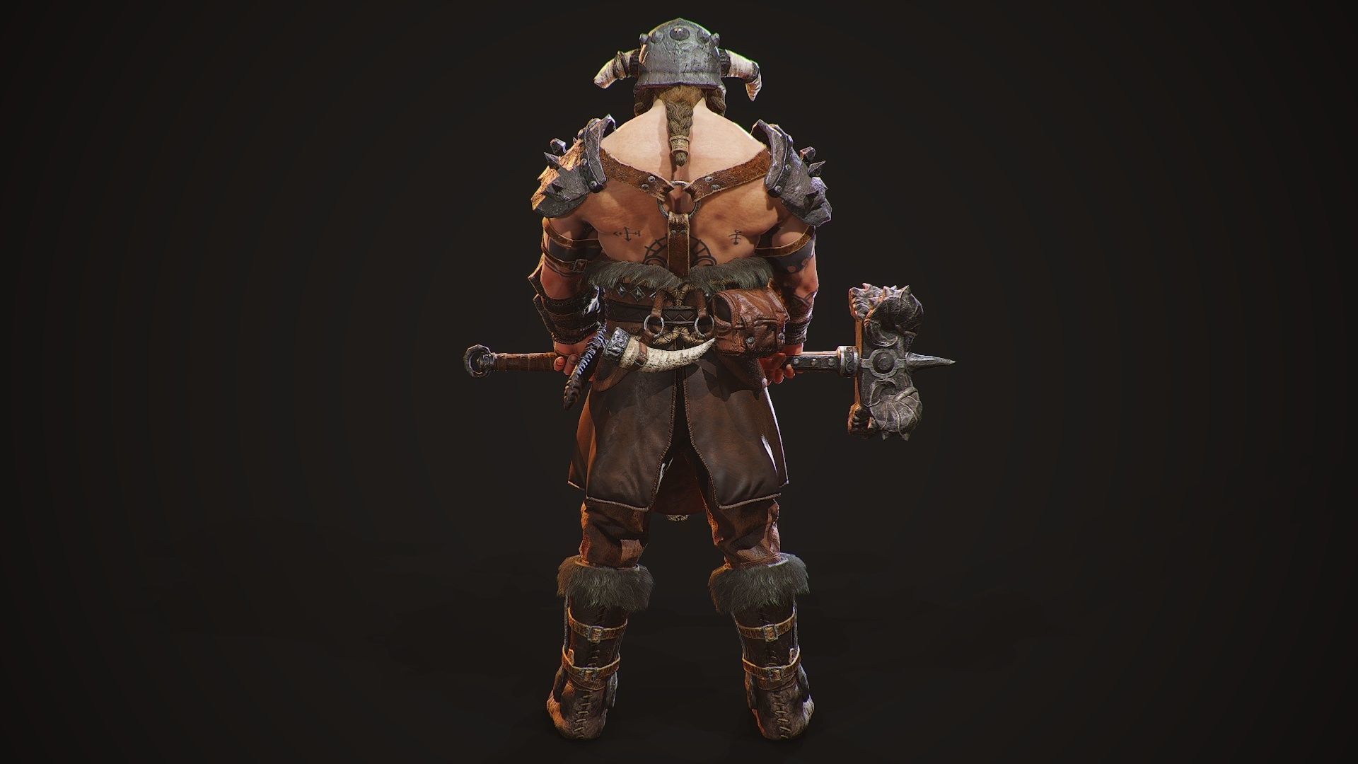 3D model Viking Raider VR / AR / low-poly rigged | CGTrader