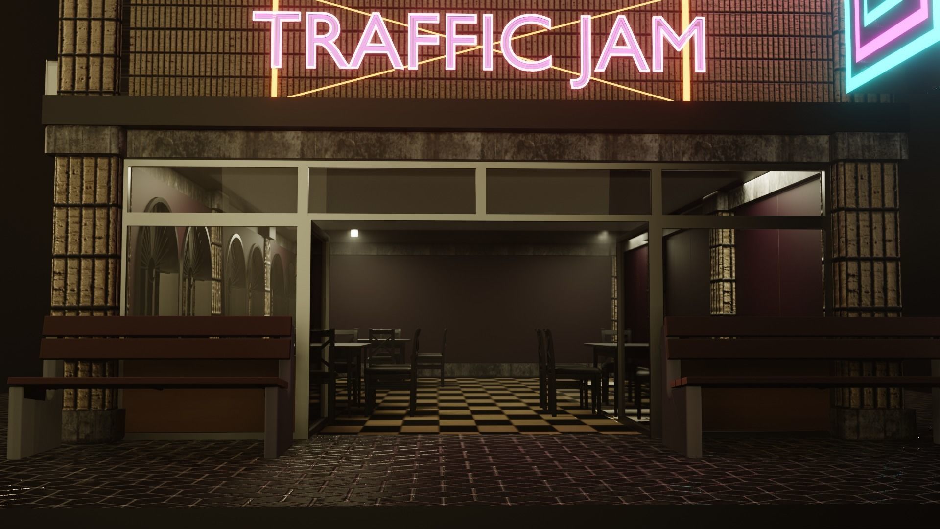 Hotel building 3D Model free VR / AR / low-poly 3D model | CGTrader