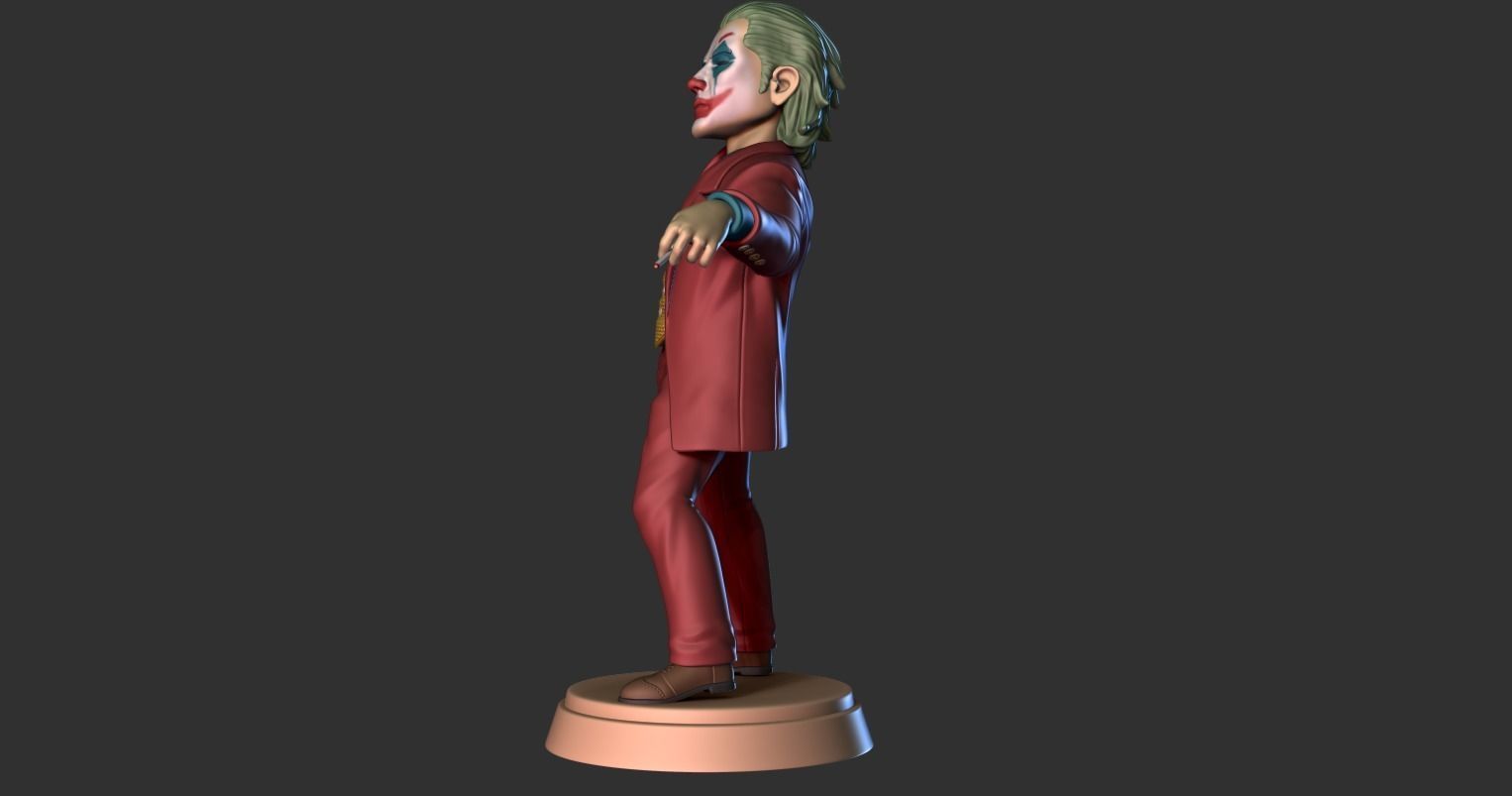 Joker Joaquin Phoenix Fanart Miniature -Mini Fanart 3D model 3D ...