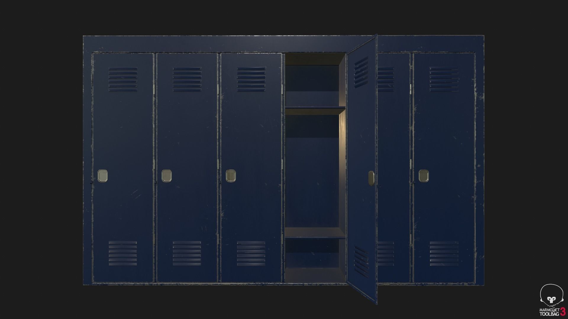 3D model The Locker VR / AR / low-poly | CGTrader
