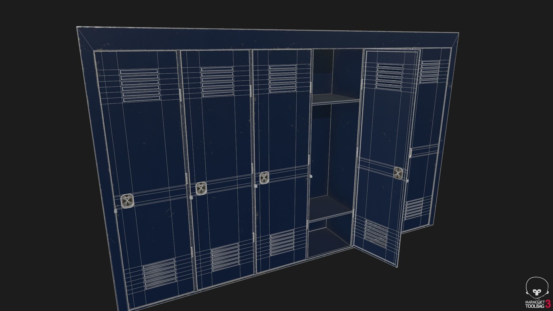 3D model The Locker VR / AR / low-poly | CGTrader