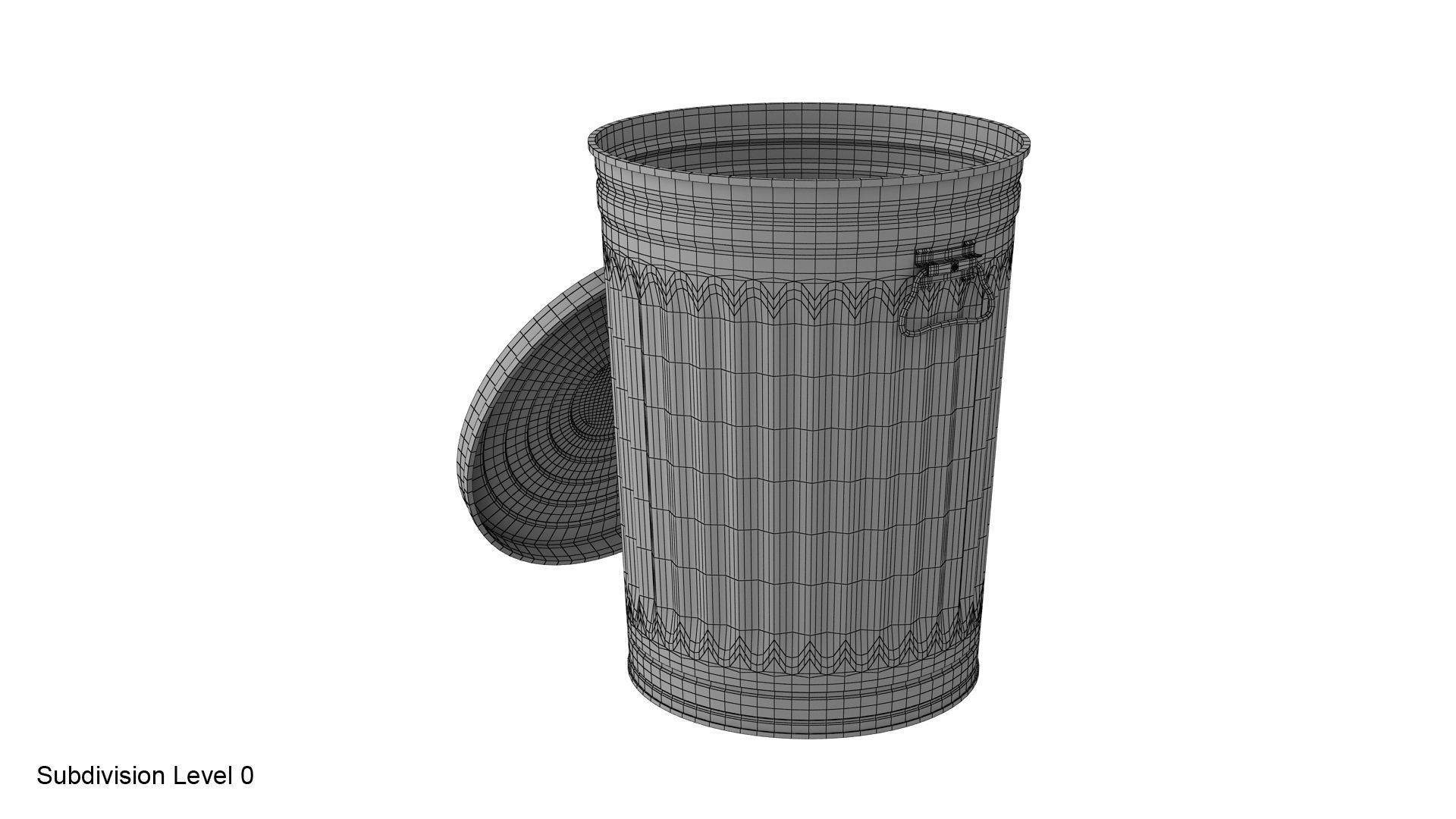 Garbage can 3D model | CGTrader